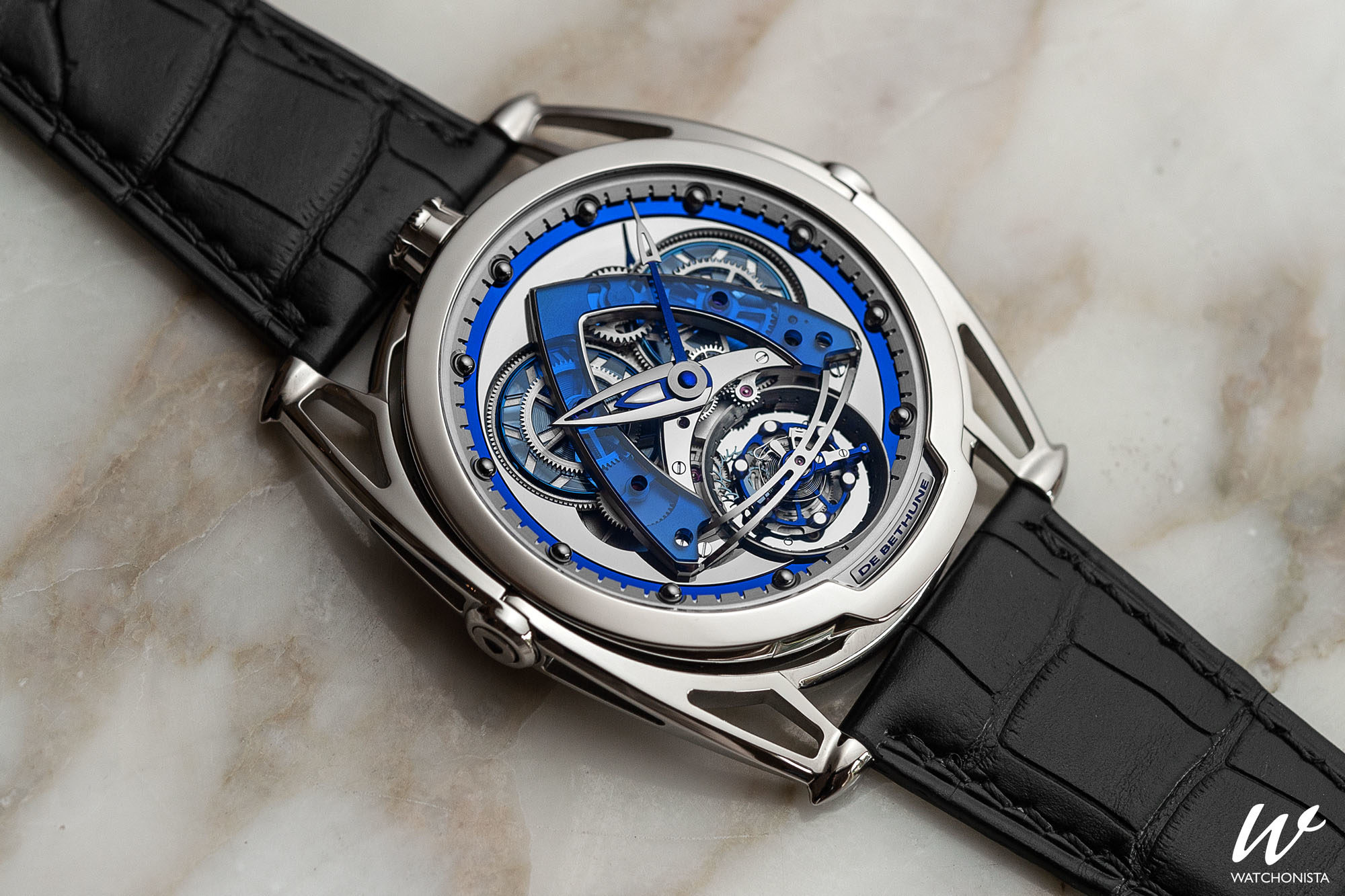 Geneva Watch Days: The New De Bethune DB28 Steel Wheels Sapphire ...