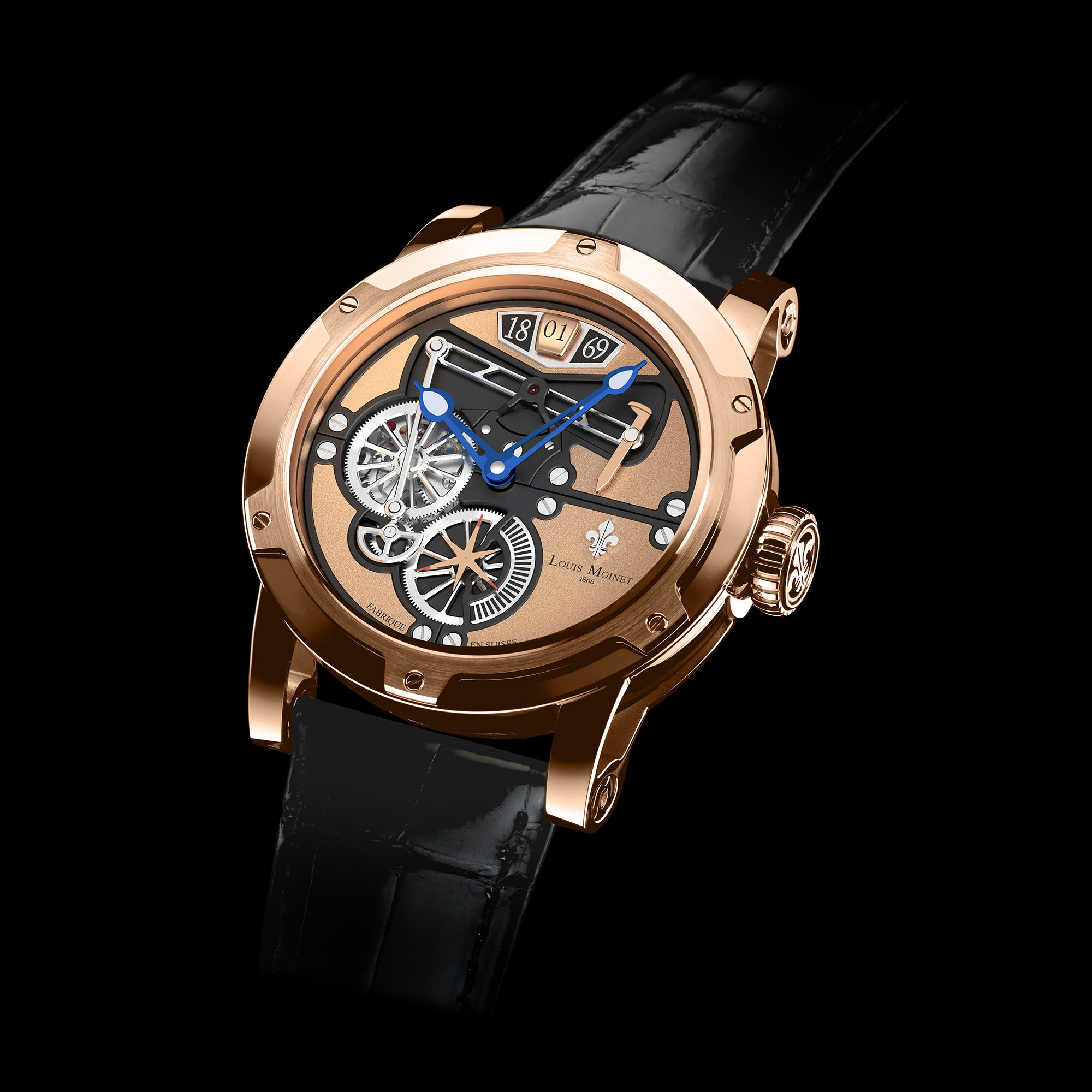 Golden Spike! Louis Moinet Pays Tribute To The Transcontinental ...
