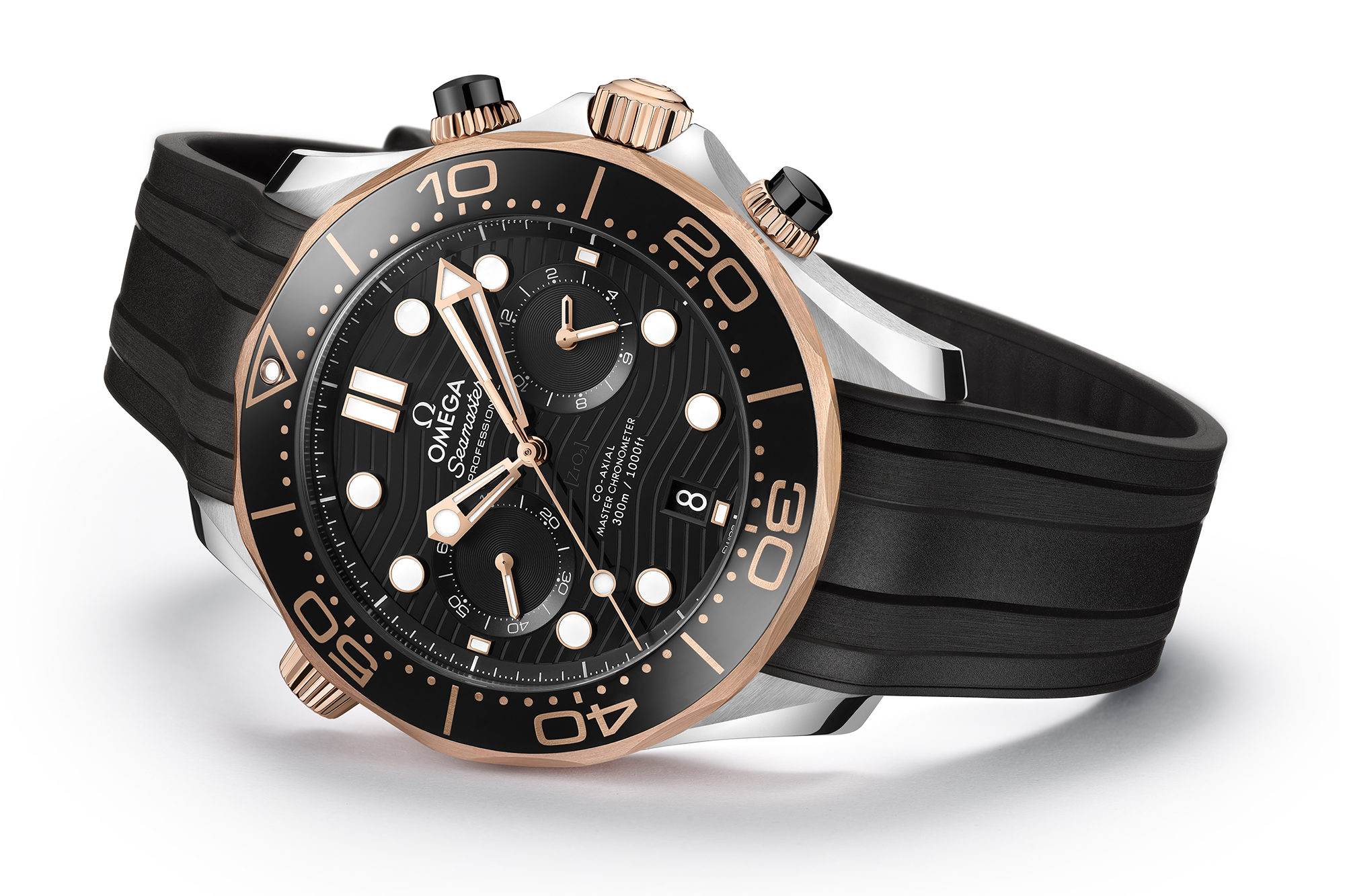 Omega Seamaster Diver 300M Chronograph In Steel, Gold And Ceramic | Omega