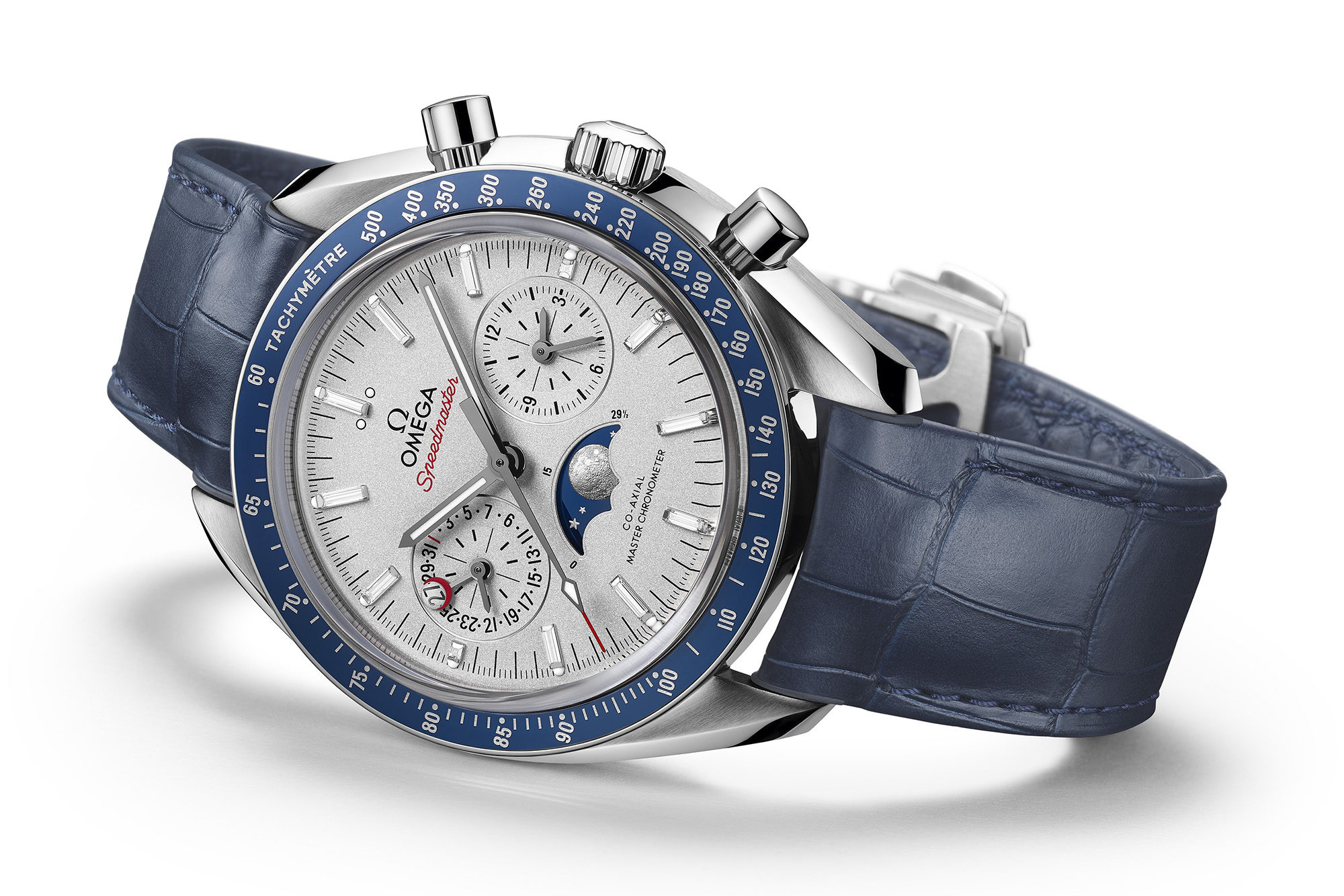 Omega Speedmaster Moonphase In Platinum-Gold | Omega