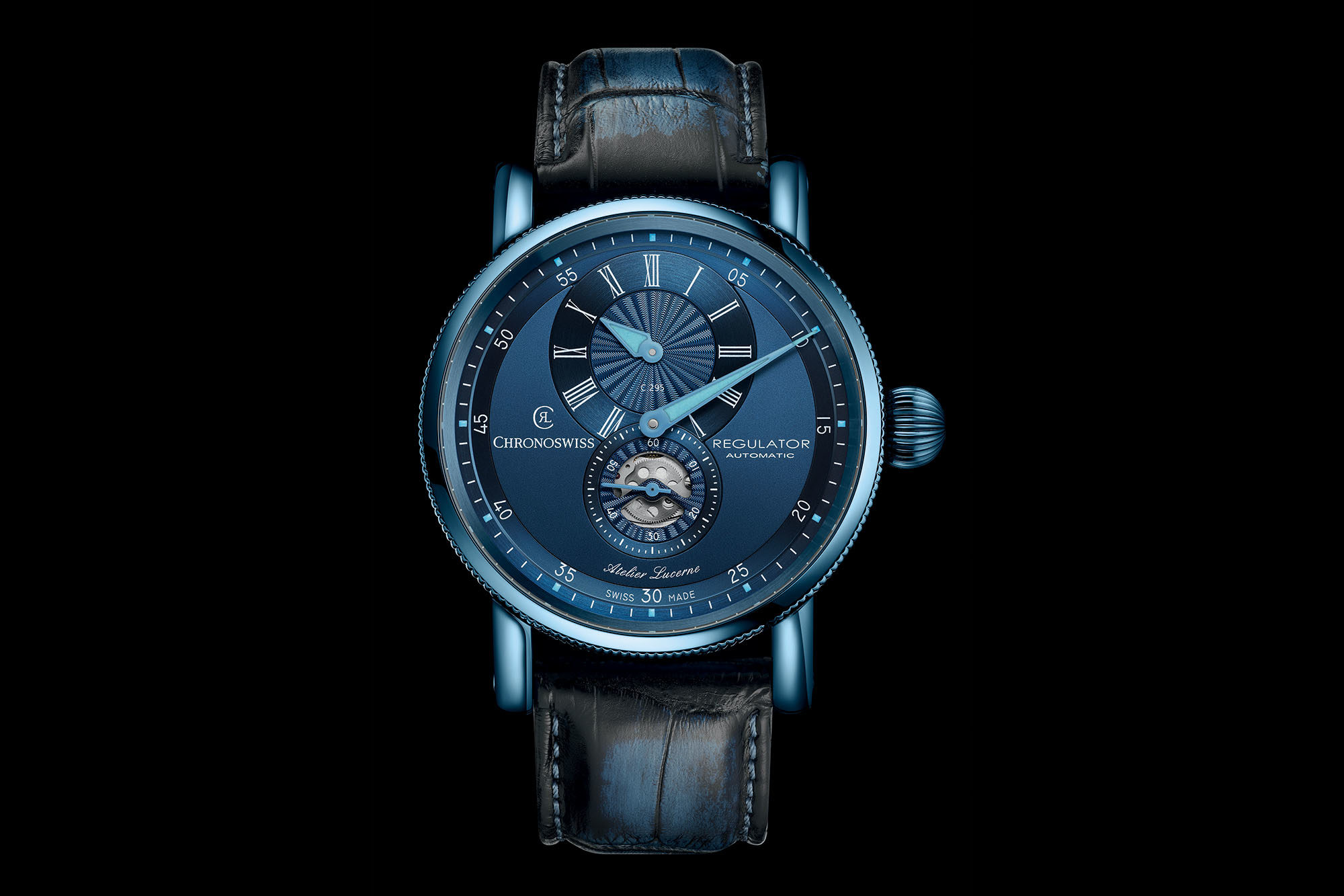 Chronoswiss Regulator Classic Blue Steel – Blue Dashboard Of Time ...