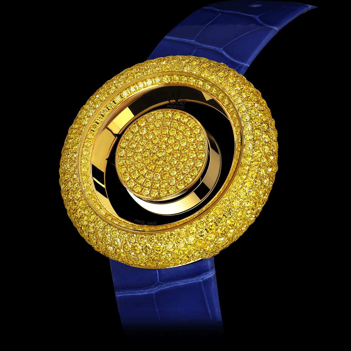 Jacob & Co. Brilliant Mystery Pavé Yellow Diamonds – 44mm | Jacob & Co.