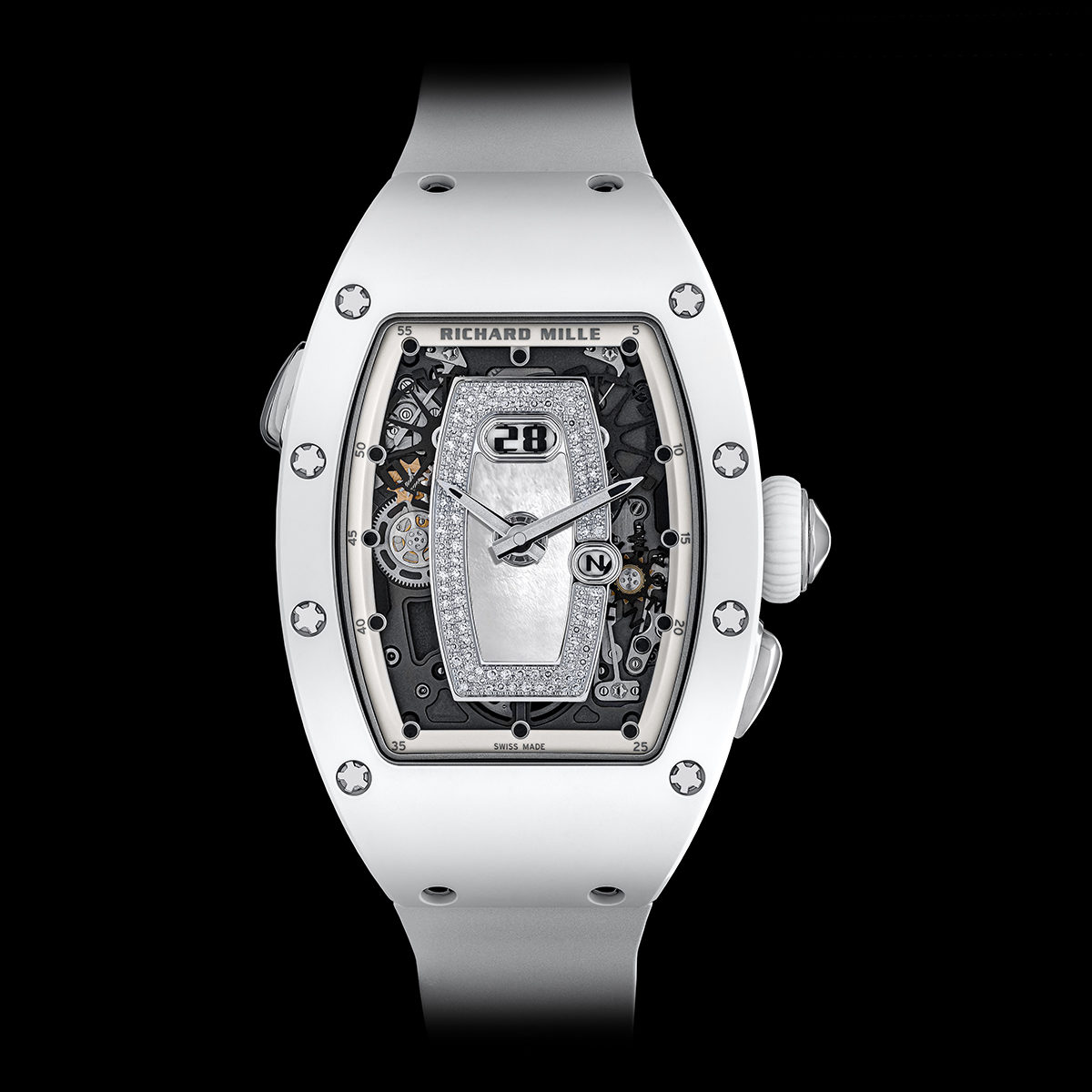 Richard Mille RM 037 White Ceramic Automatic Richard Mille Richard Mille RM 037 White Ceramic Automatic Richard Mille