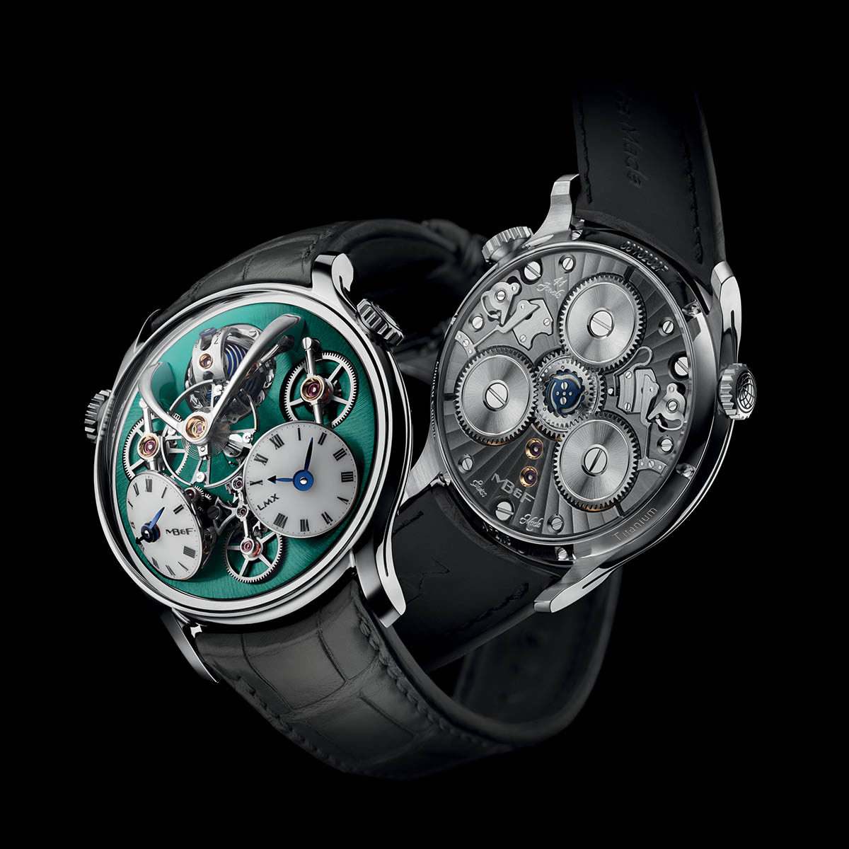 MB&F Legacy Machine X Titanium Green | Watchonista