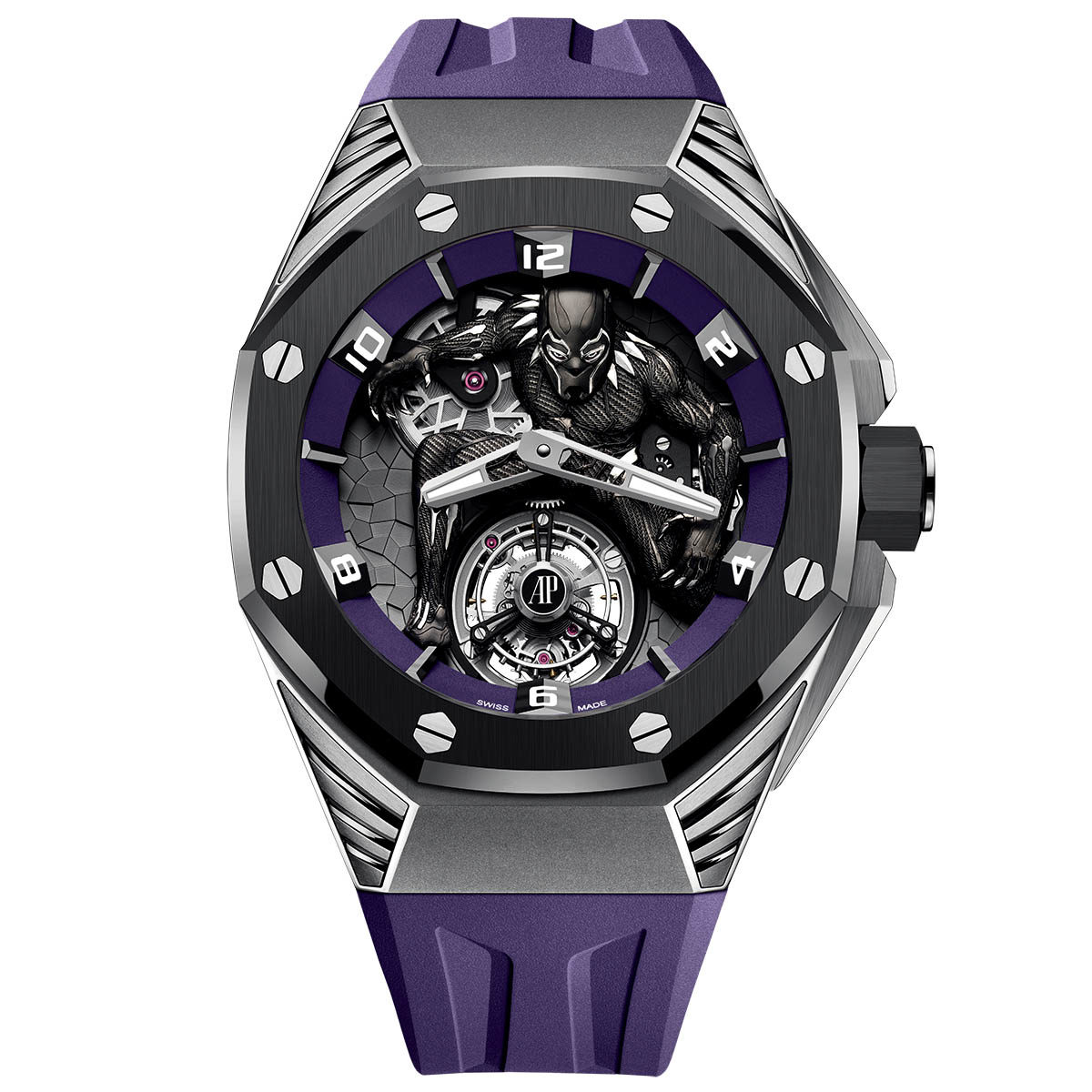 Audemars Piguet Royal Oak Concept “Black Panther” Flying Tourbillon ...