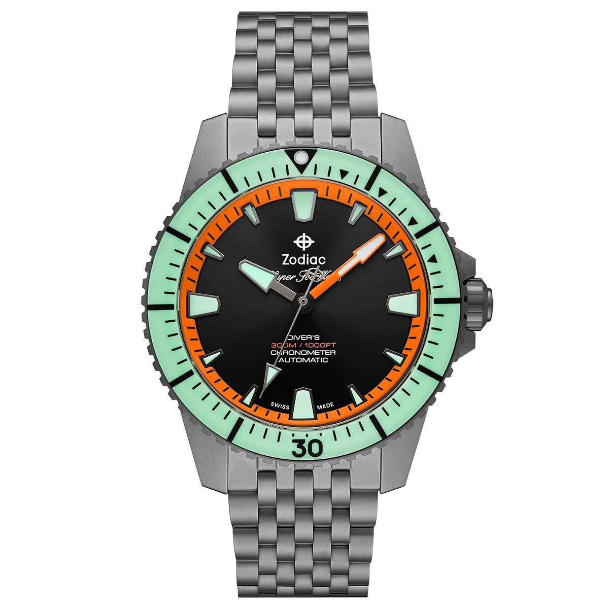 Zodiac Super Sea Wolf Pro-Diver Titanium Limited Edition | Watchonista