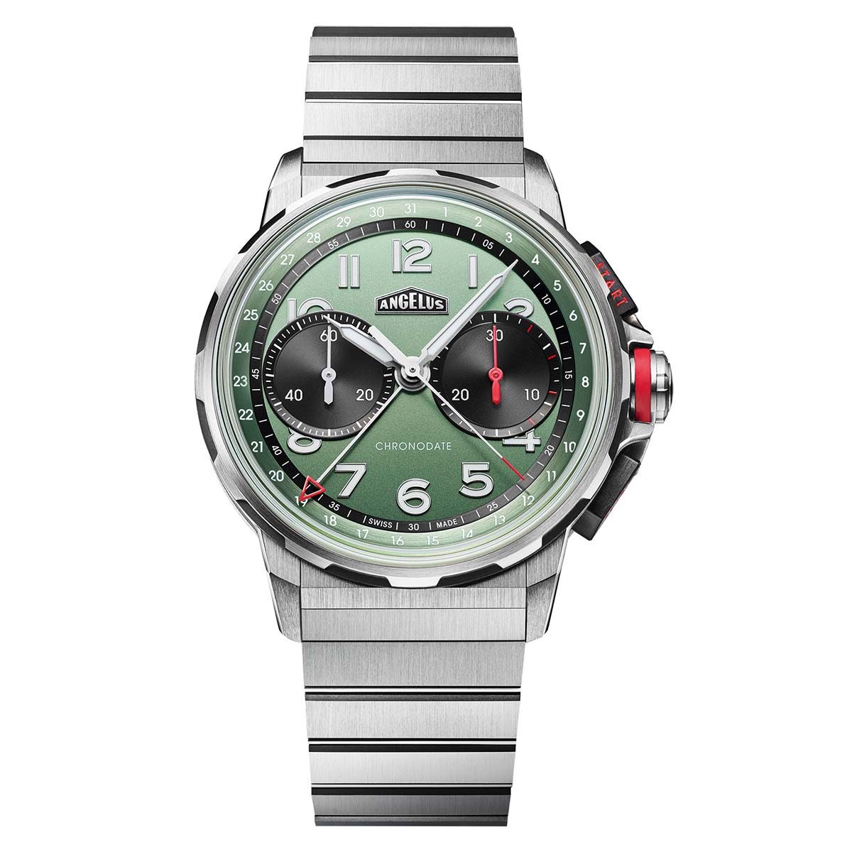 Angelus Chronodate Titanium green | Watchonista