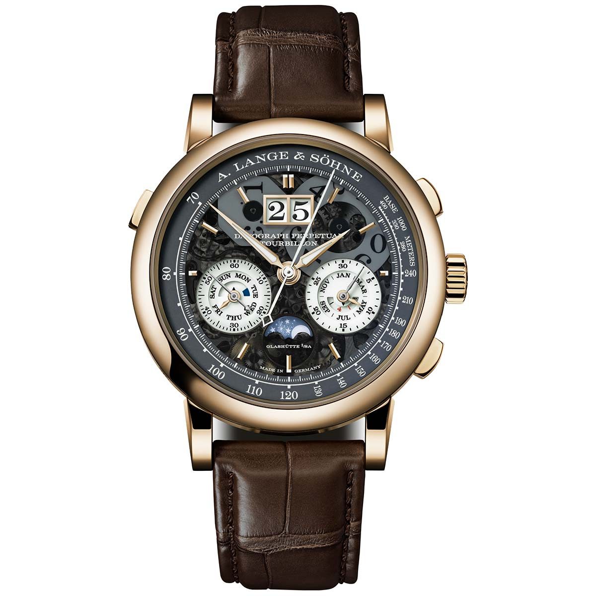 A. Lange & Söhne Datograph Perpetual Tourbillon Honeygold "Lumen ...