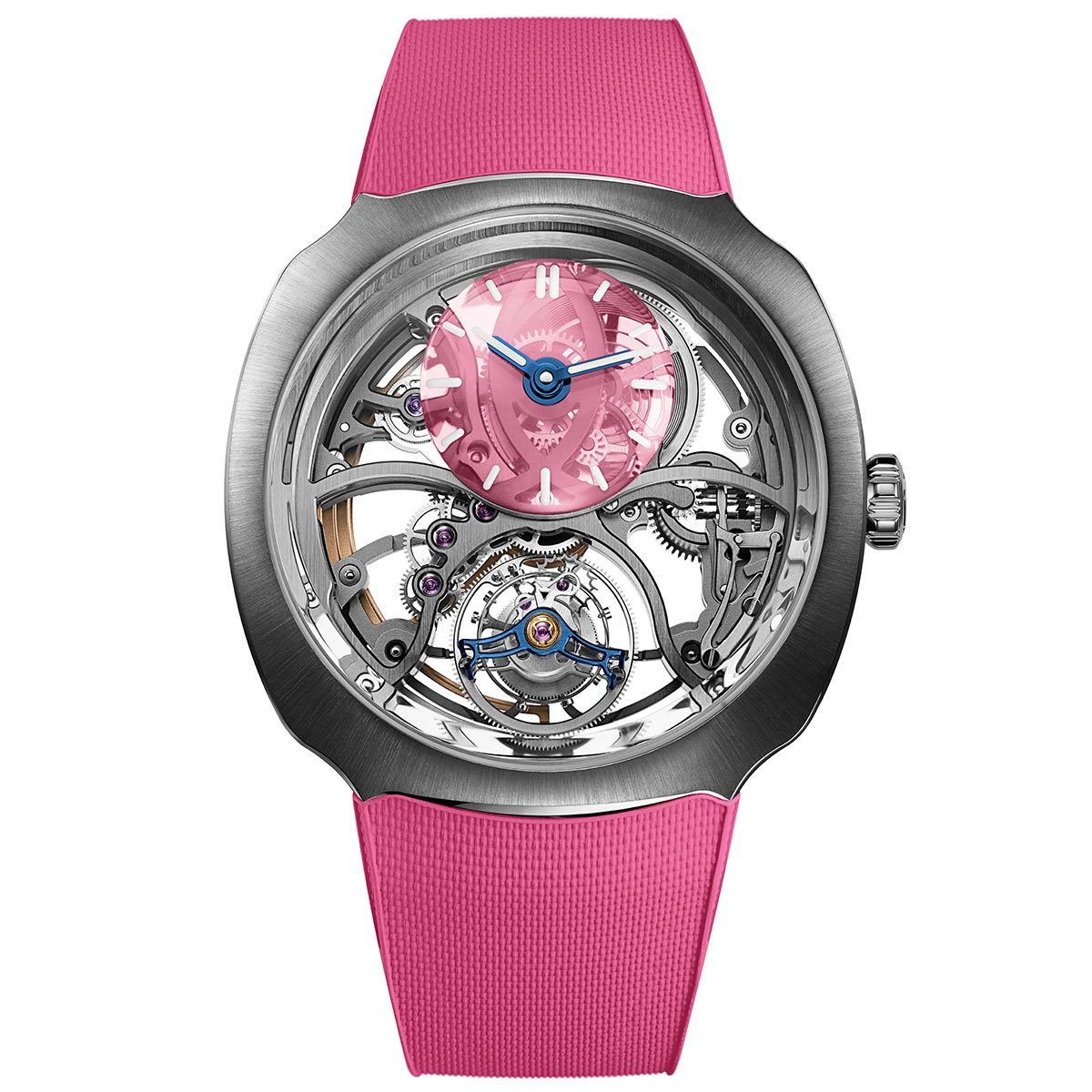 H. Moser & Cie. Streamliner Cylindrical Tourbillon Skeleton Alpine ...