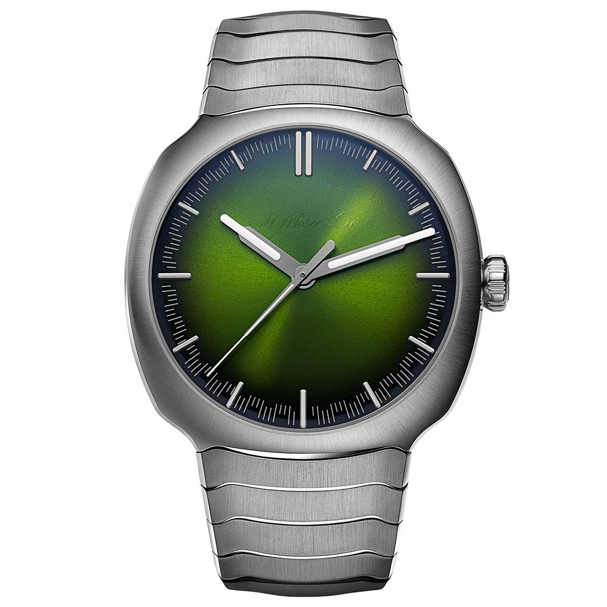 H. Moser & Cie. Streamliner Centre Seconds Matrix Green | Watchonista