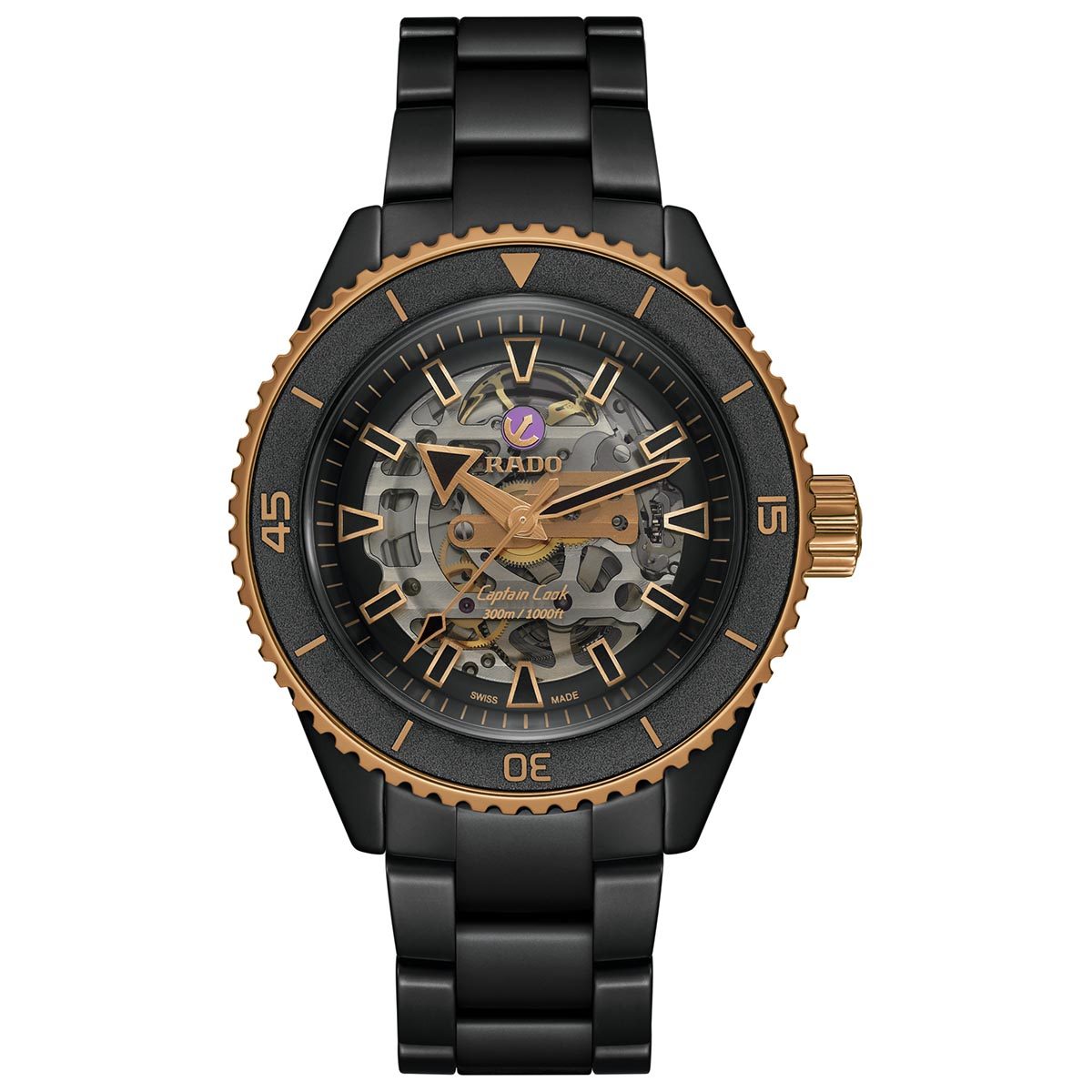 Rado Captain Cook High-Tech Ceramic Skeleton | Watchonista