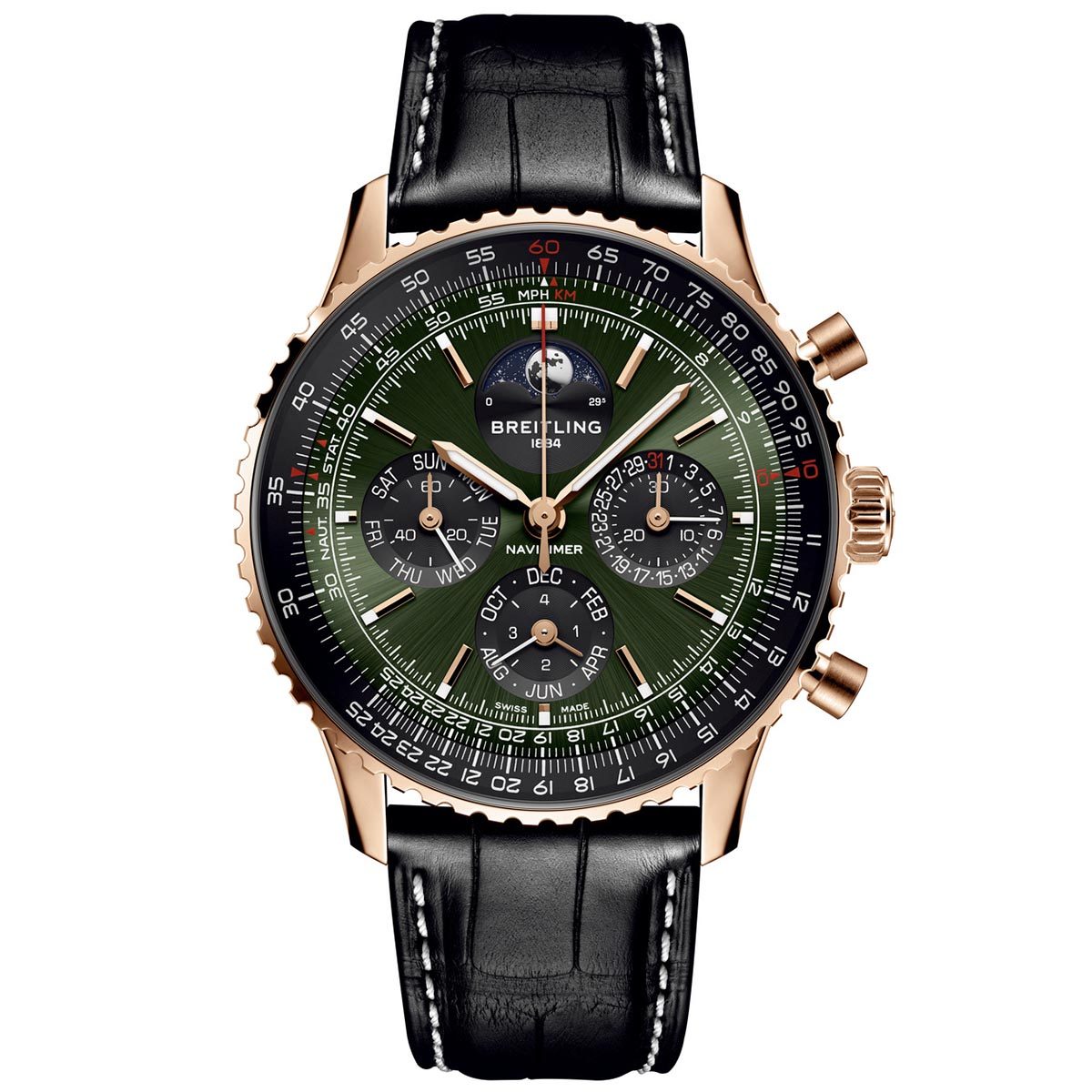 Breitling Navitimer B19 Chronograph 43 Perpetual Calendar 140th ...