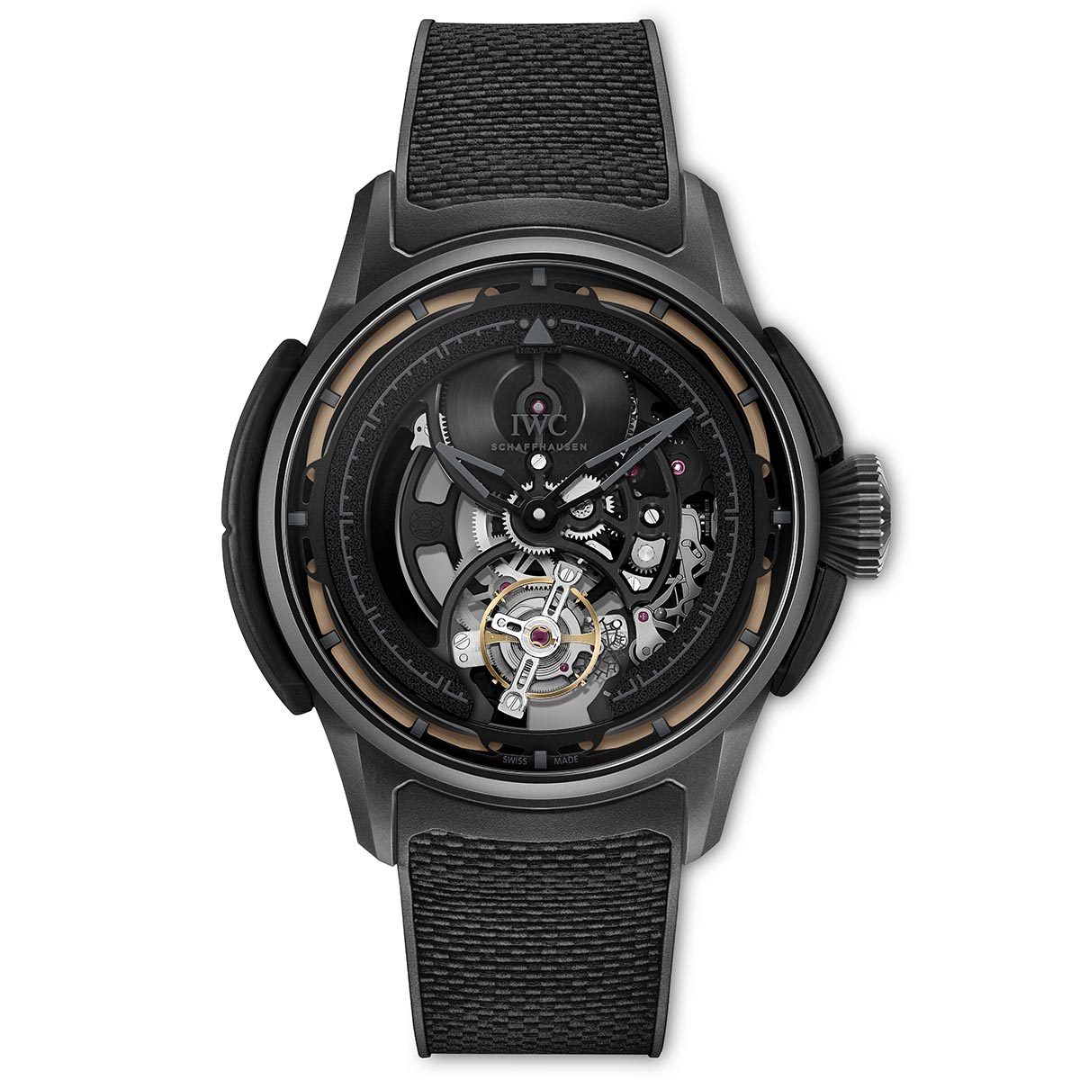 IWC Schaffhausen Big Pilot’s Watch Shock Absorber Tourbillon Skeleton ...