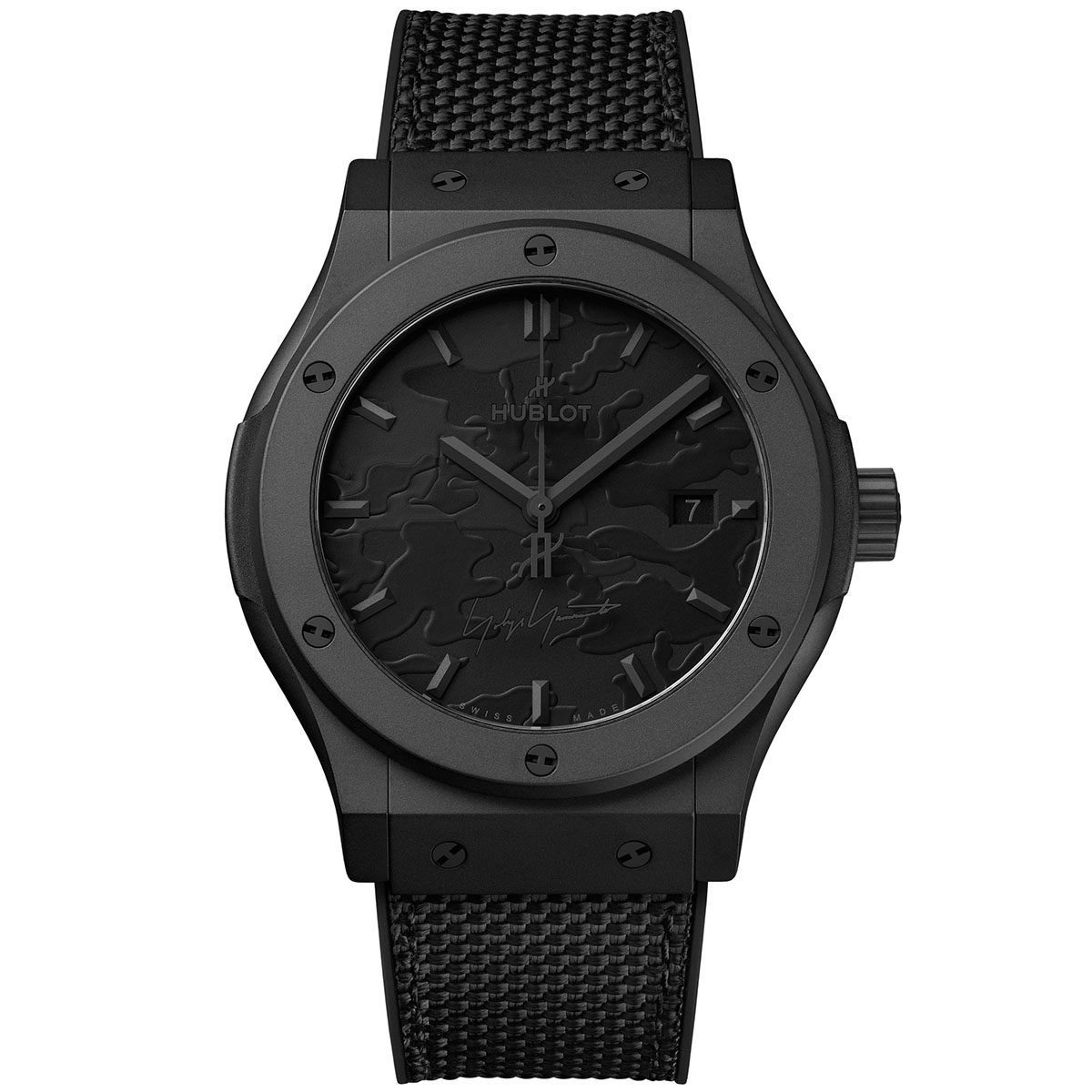 Hublot Classic Fusion Yohji Yamamoto All Black Camo | Watchonista