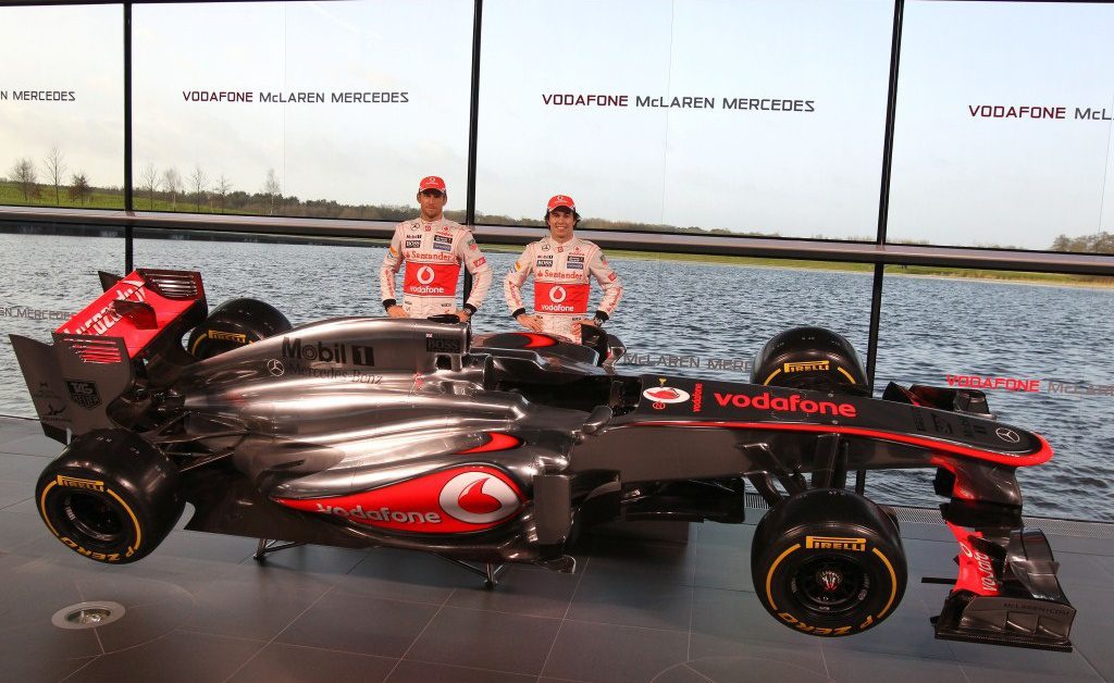 Vodafone McLaren Mercedes Presents Its New F1 Car, The MP4-28, Bearing ...