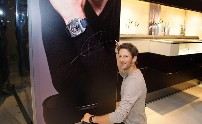 Romain Grosjean joins Wisma Atria TAG Heuer Flagship Duplex boutique ...