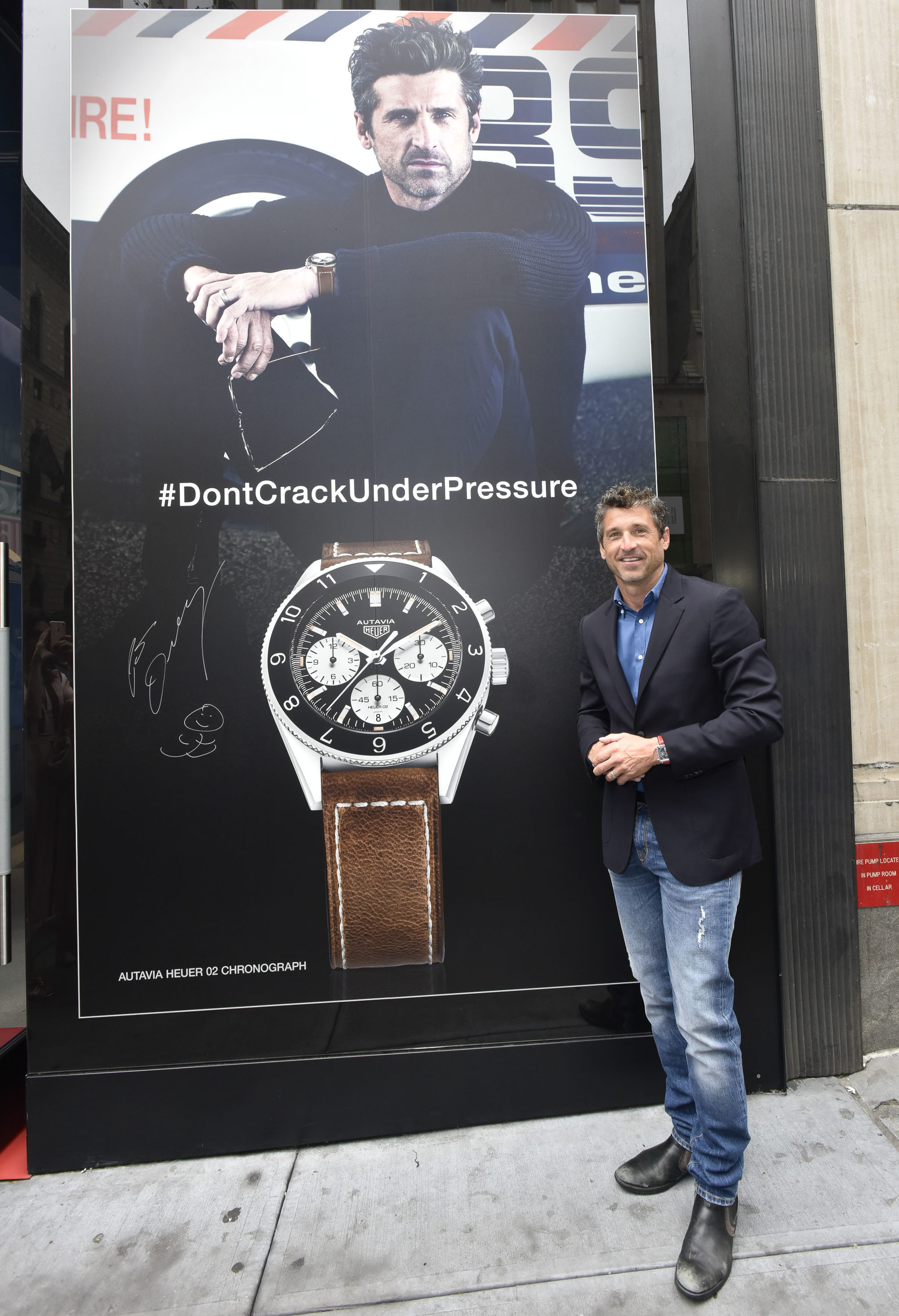 TAG Heuer and Brand Ambassador Patrick Dempsey cruise Through time at ...