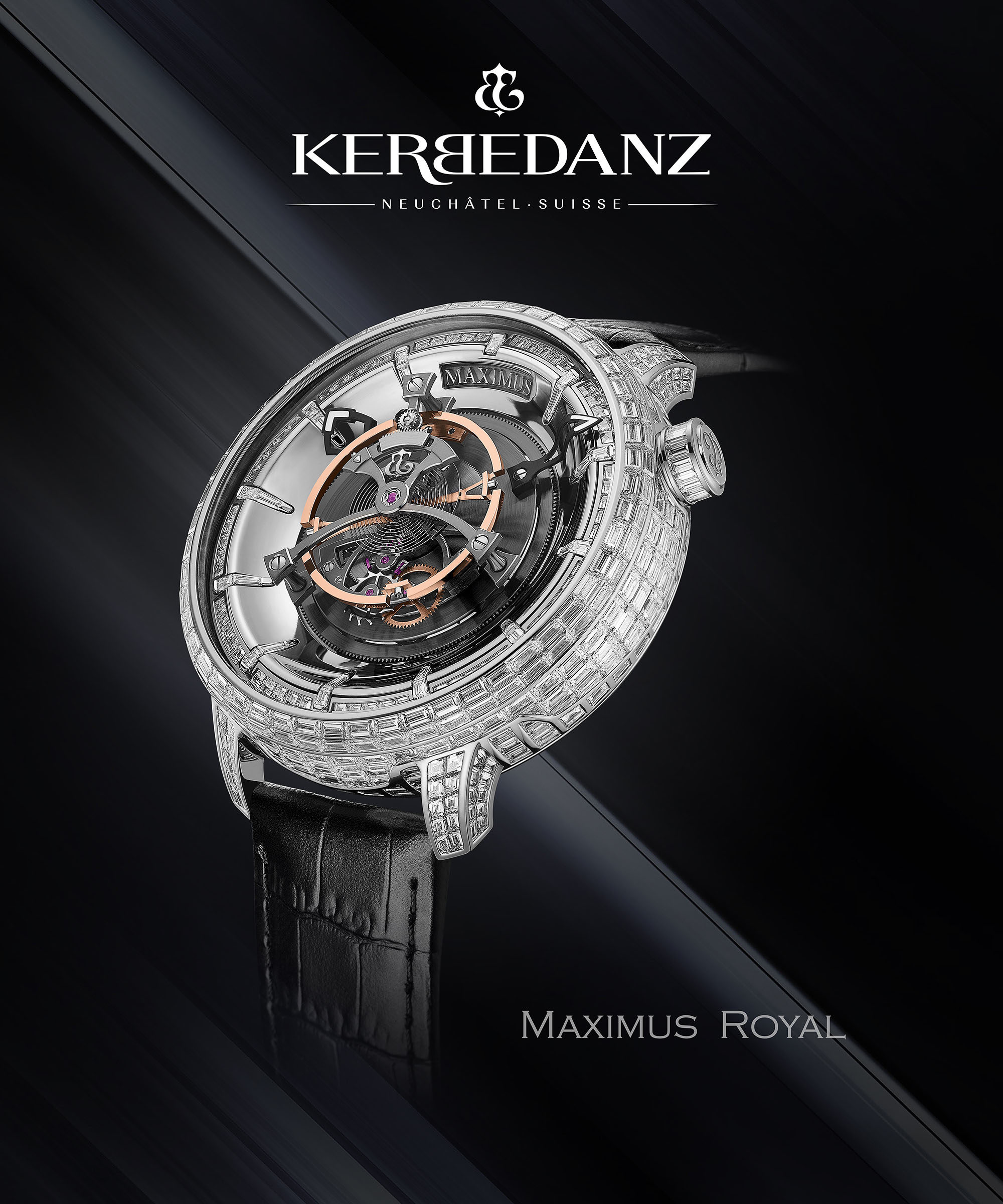 Kerbedanz Maximus Royal, Diamond Rain On The World's Largest Tourbillon ...