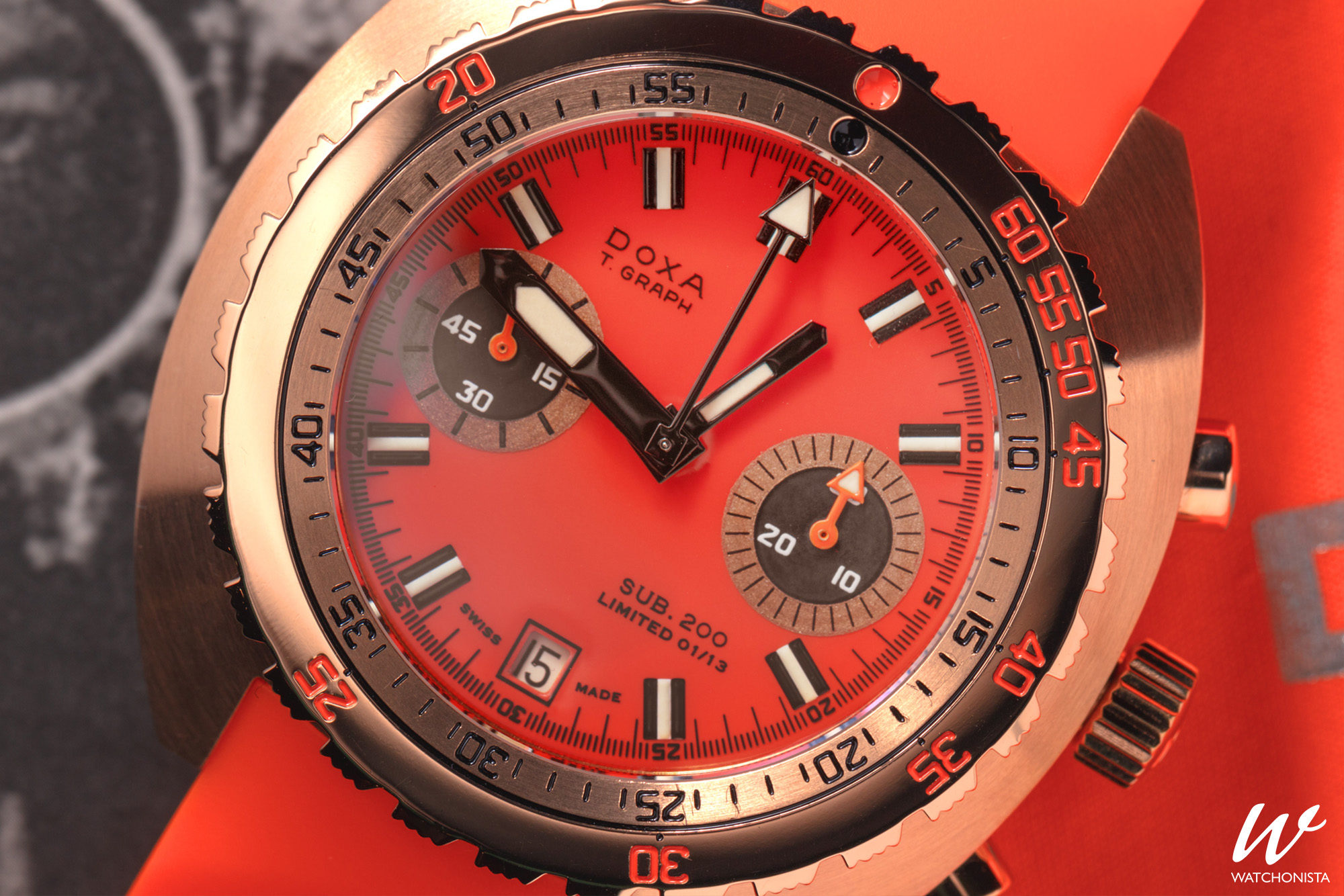 Baselworld 2019: DOXA Releases $70,000 Solid Gold SUB 200 T.Graph ...