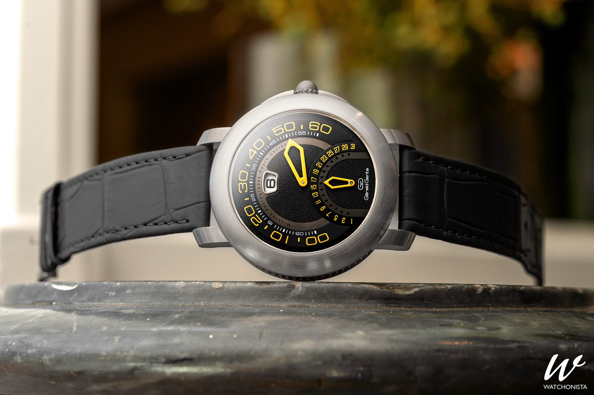 Geneva Watch Days: Hands-On With The Gérald Genta Arena Bi-Retrograde ...