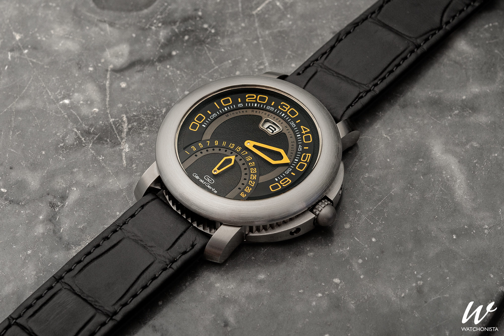 Geneva Watch Days: Hands-On With The Gérald Genta Arena Bi-Retrograde ...
