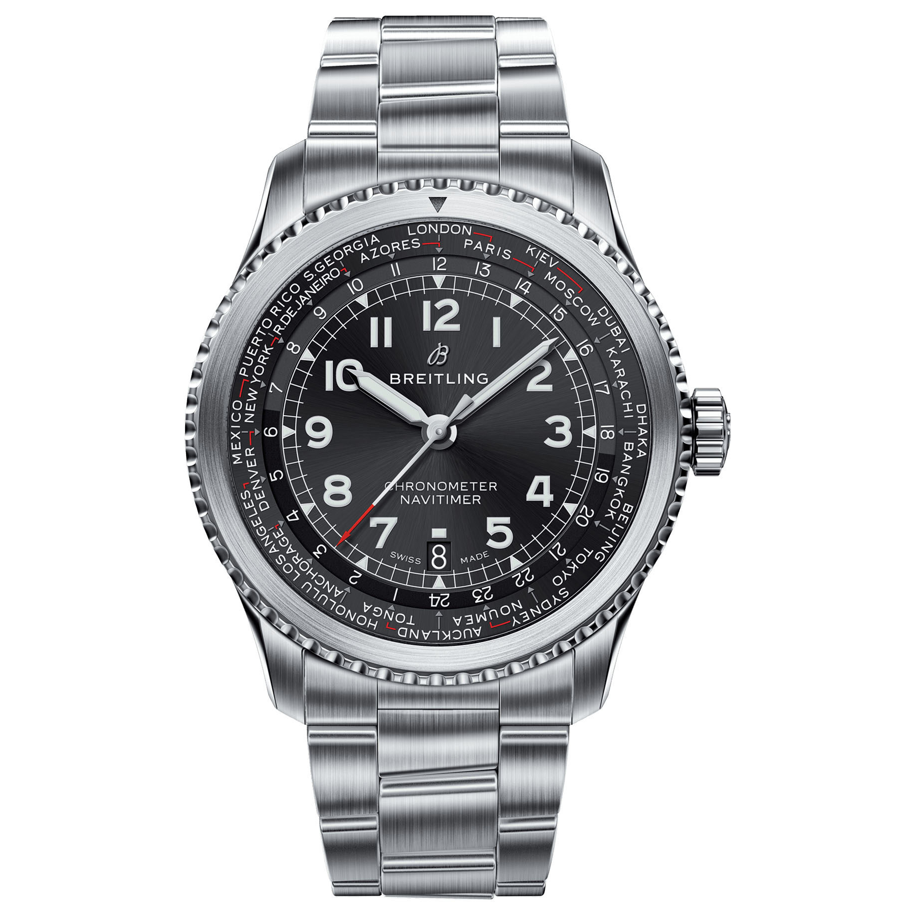 Navitimer 8 B35 Automatic Unitime 43 | Watchonista