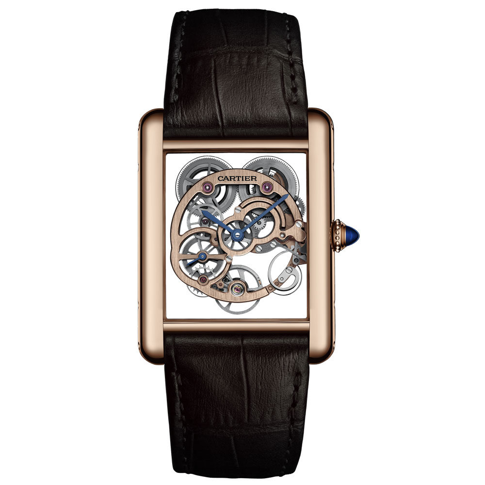 Tank Louis Cartier Skeleton Sapphire | Watchonista