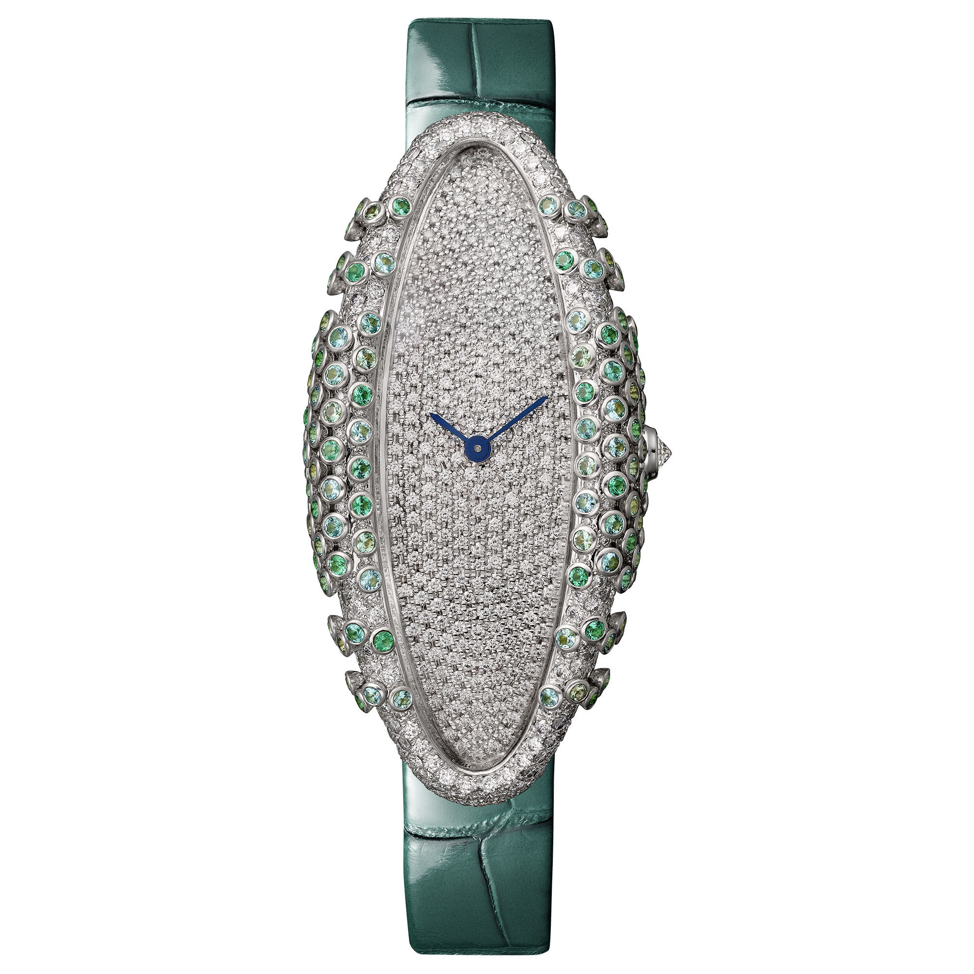 Cartier Baignoire Allongée Céladon Watch | Watchonista