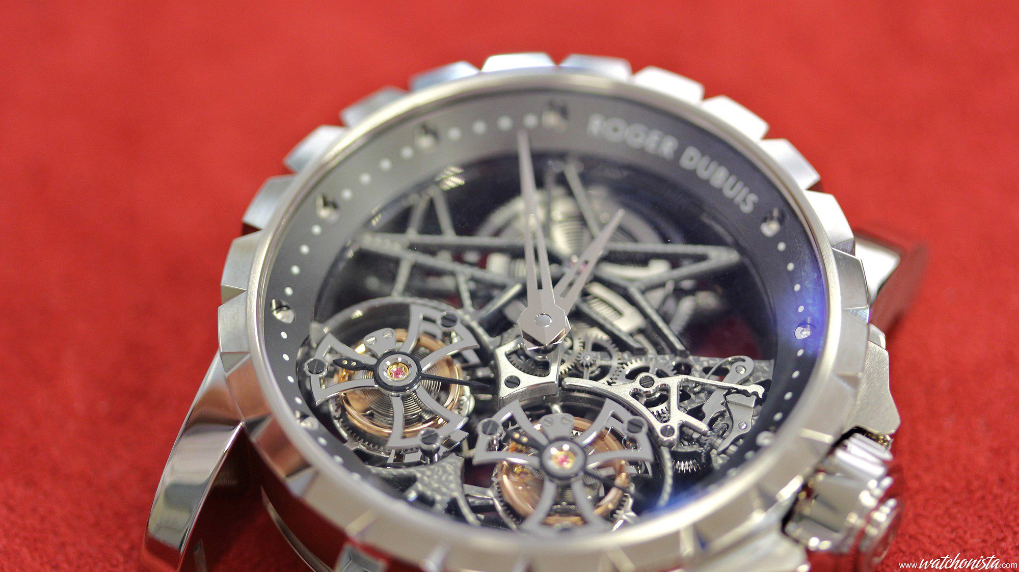 Roger Dubuis Excalibur Skeleton Double Flying Tourbillon by Angus ...