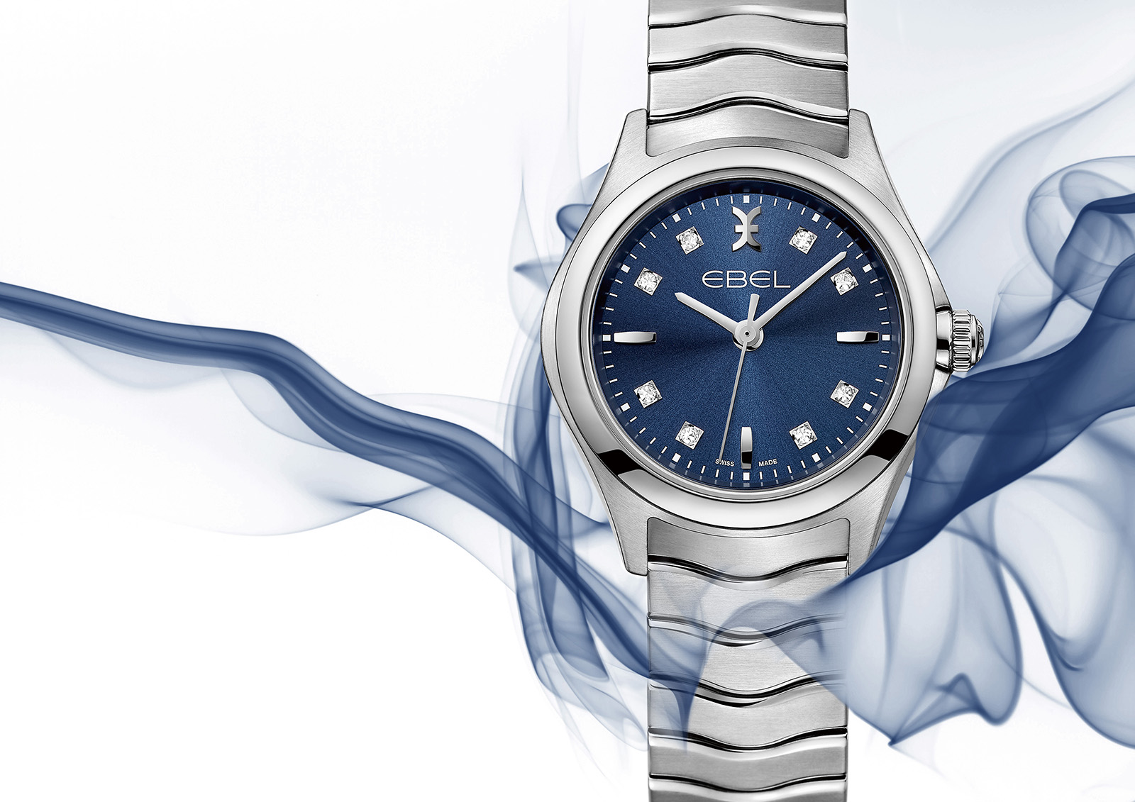 EBEL WAVE DÉVOILE SES TONS BLEUS | Watchonista