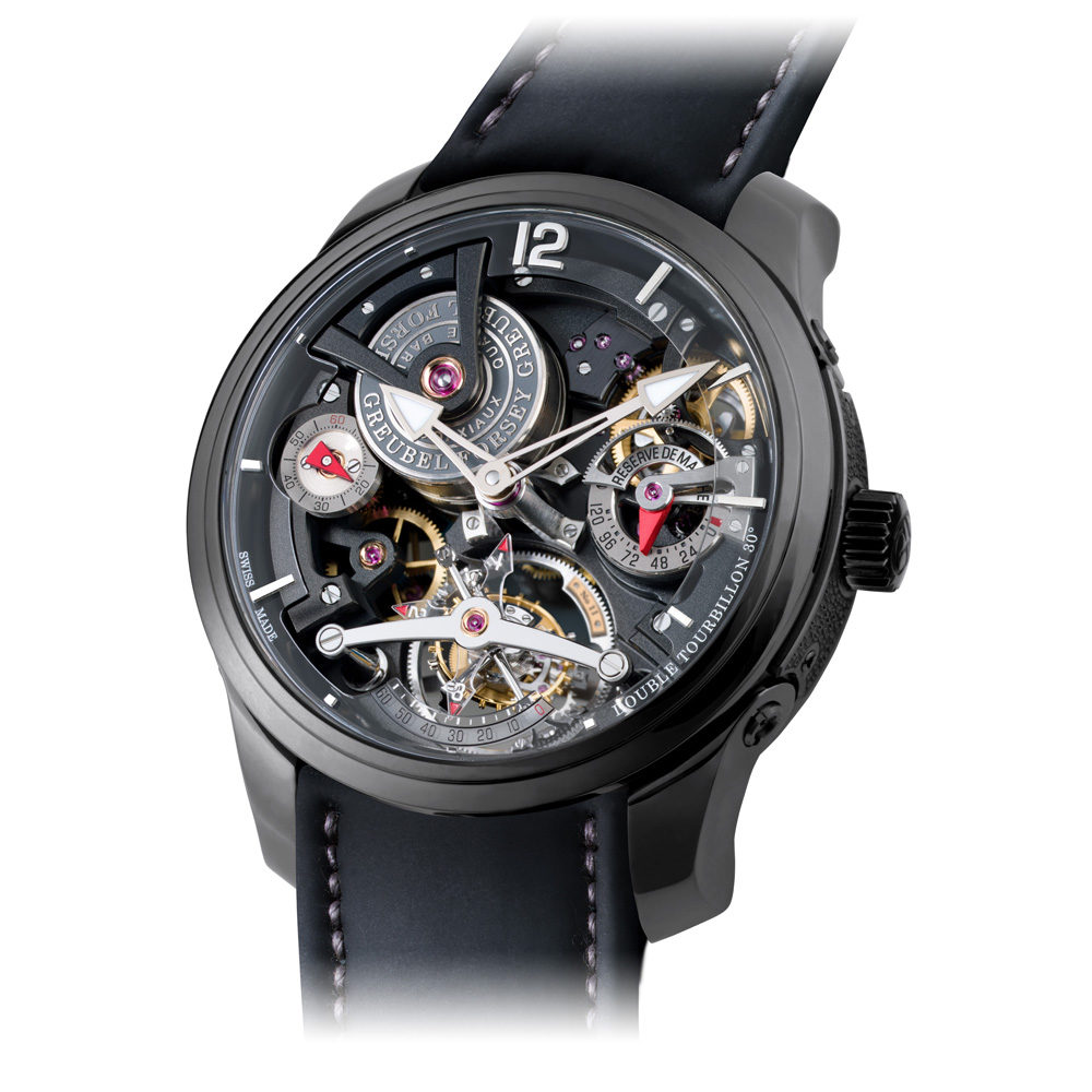 Double Tourbillon Technique Black | Watchonista