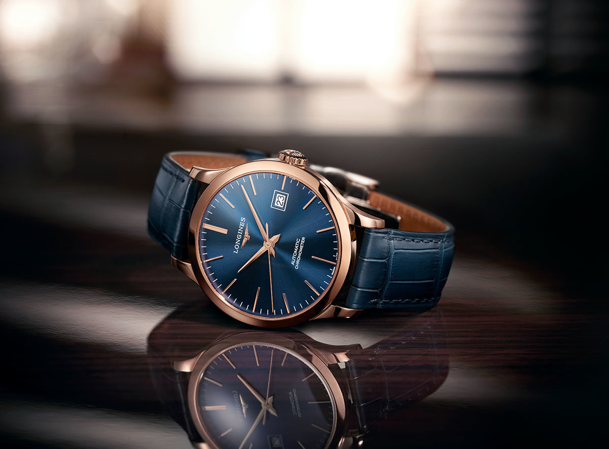 The Longines Record collection goes for gold | Watchonista
