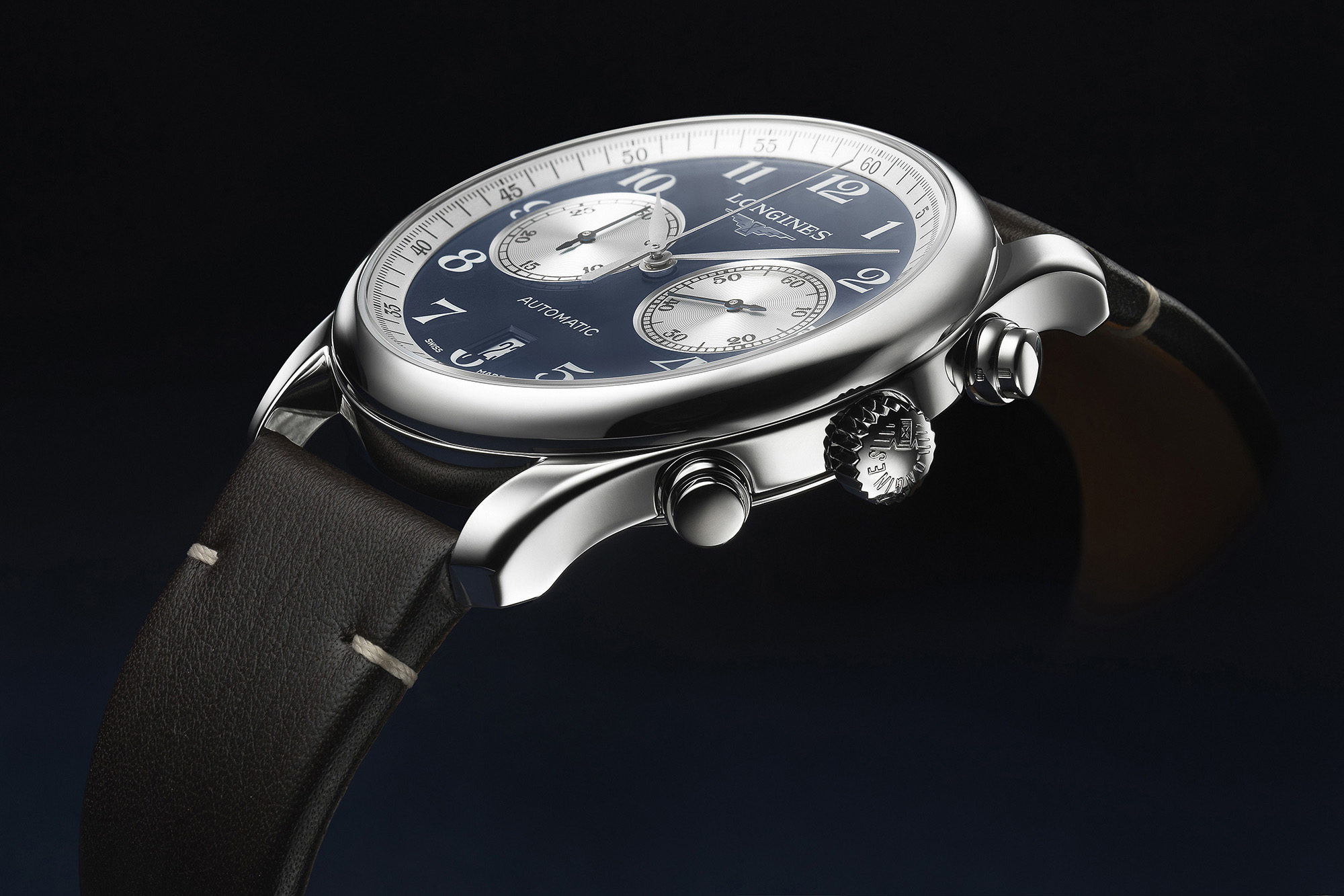 Introducing The Longines Master Collection Chronograph Bucherer Blue ...