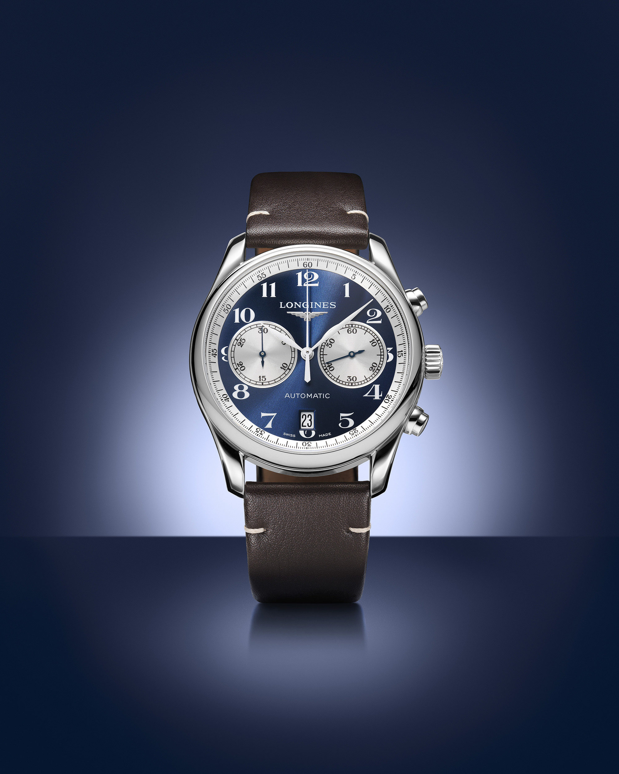 Introducing The Longines Master Collection Chronograph Bucherer Blue ...