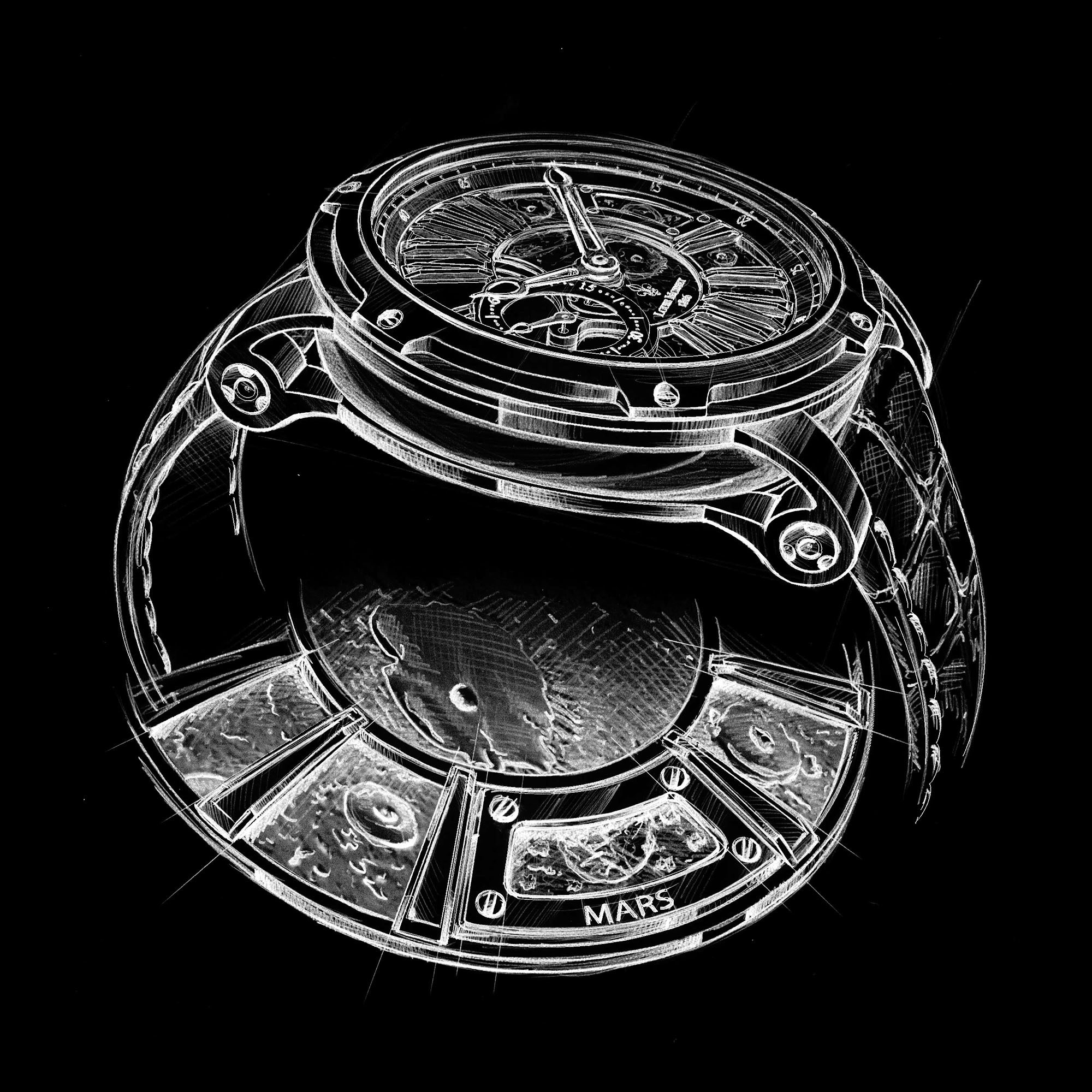 "Mars", Louis Moinet's Martian Odyssey | Watchonista