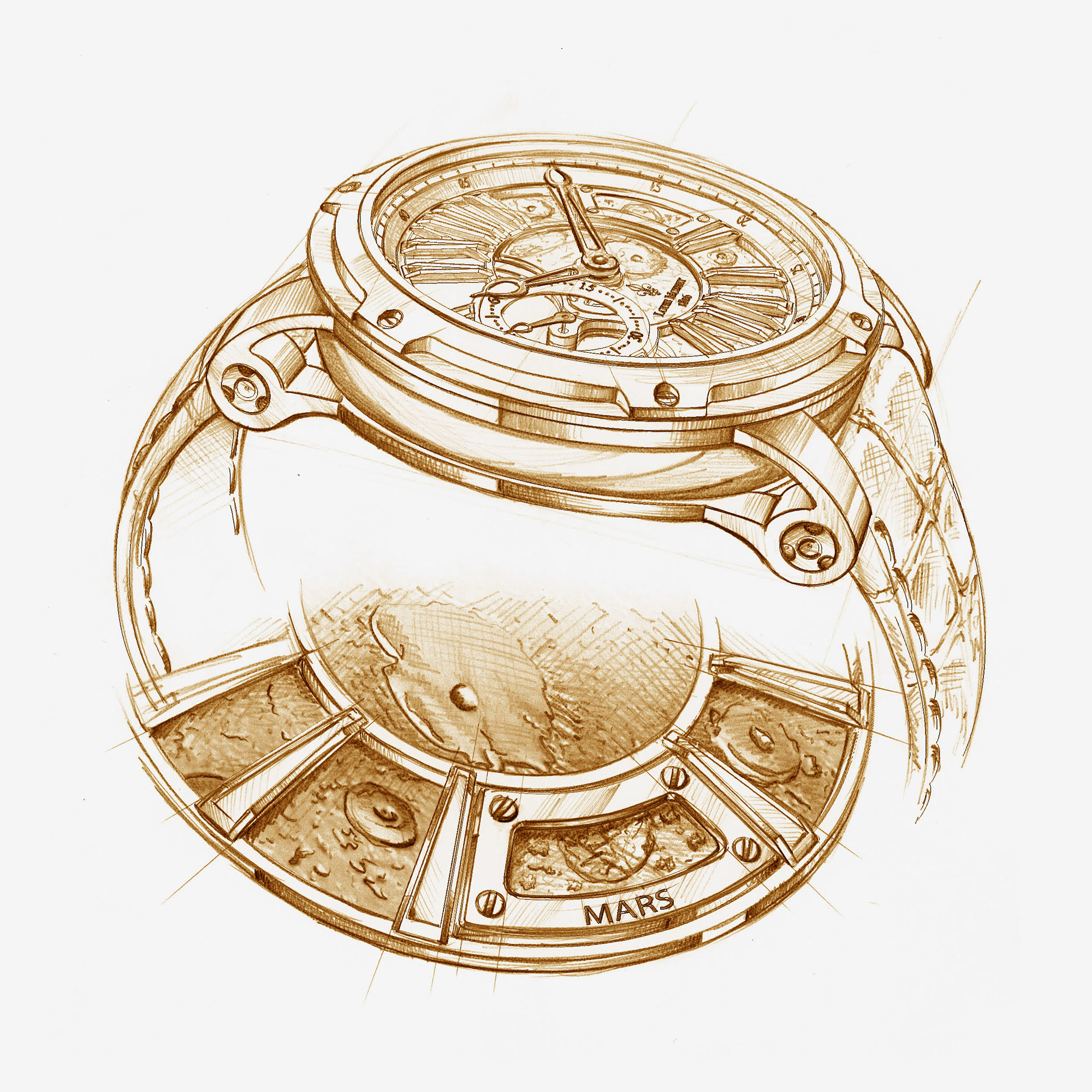 "Mars", Louis Moinet's Martian Odyssey | Watchonista