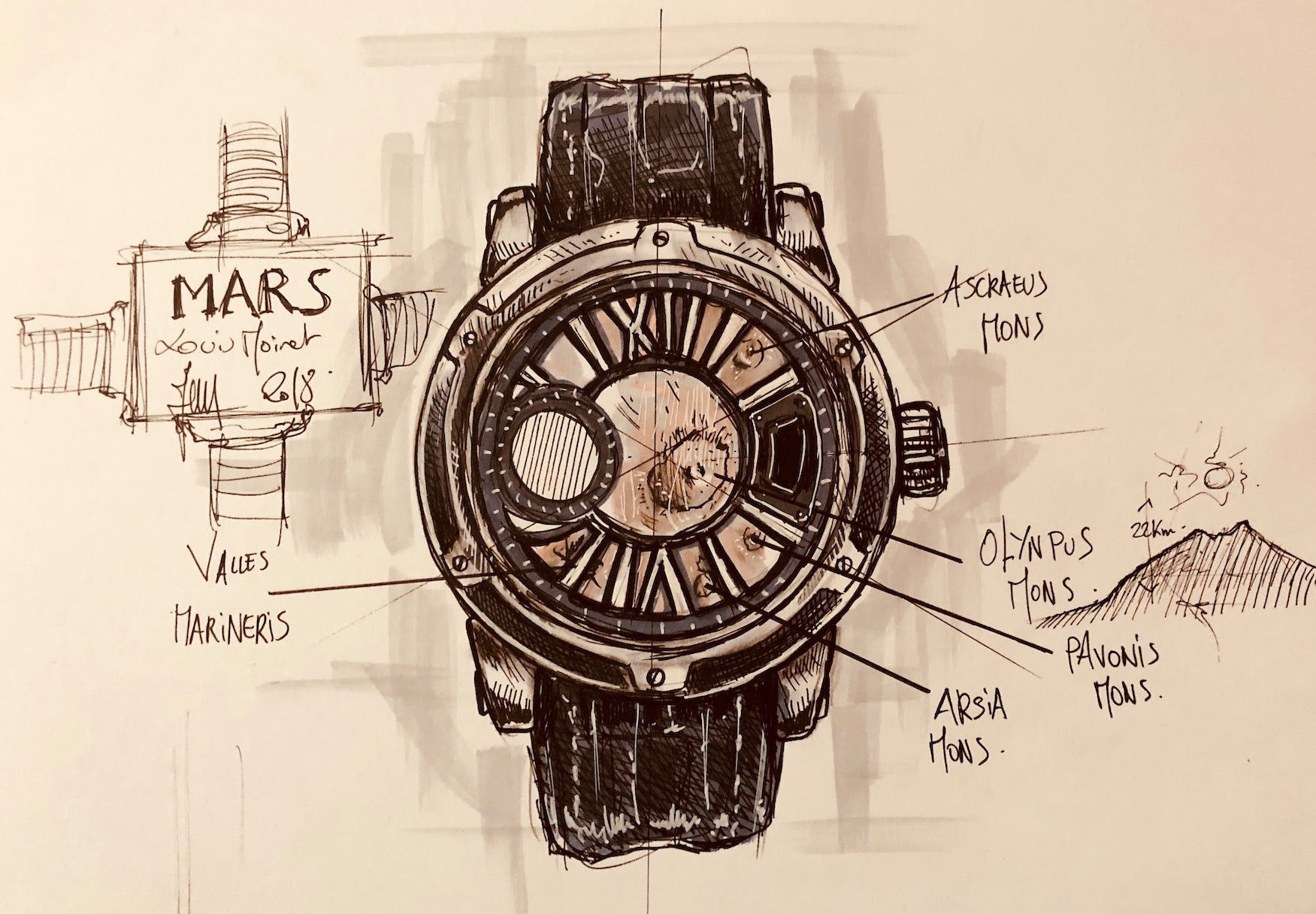 "Mars", Louis Moinet's Martian Odyssey | Watchonista