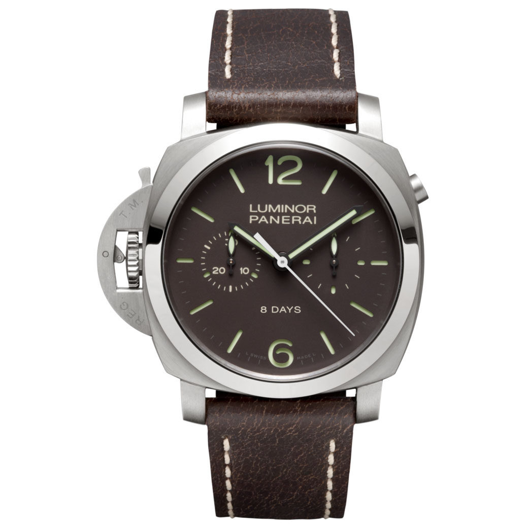 Panerai Luminor 1950 Chrono Monopulsante Left-Handed 8 Days Titanio ...