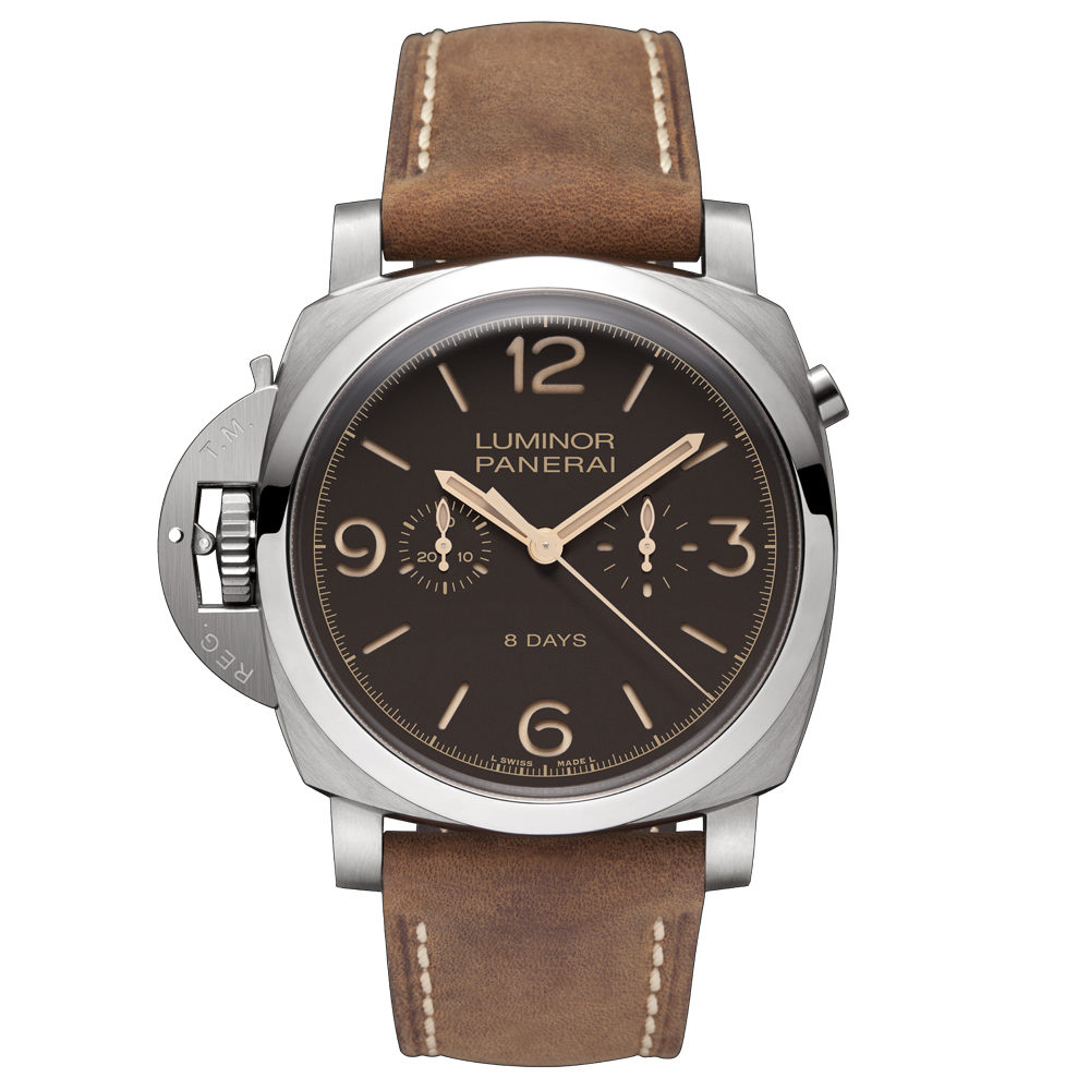 Panerai Luminor 1950 Chrono Monopulsante Left-Handed 8 Days Titanio ...