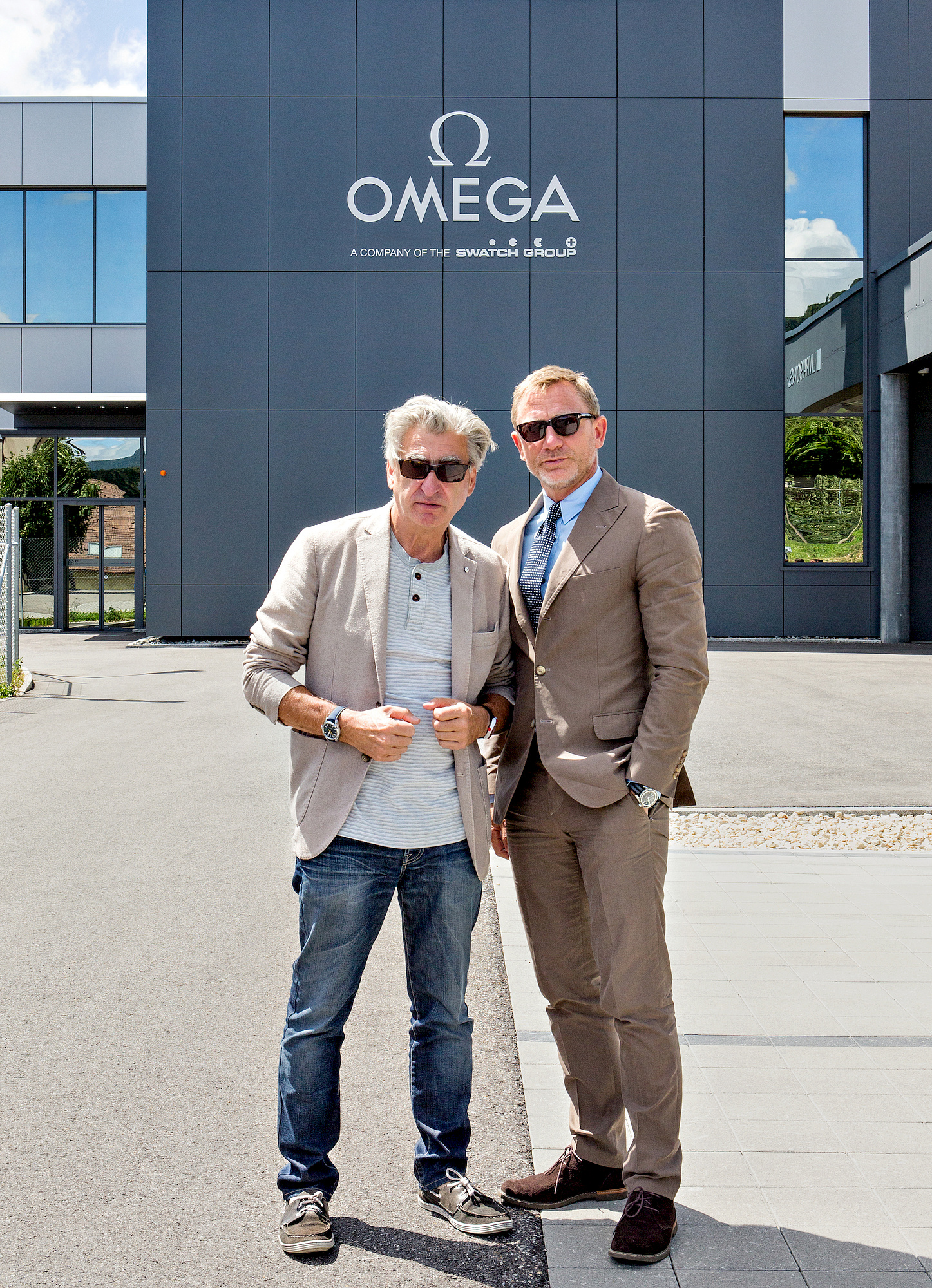Daniel Craig visits the OMEGA factory in Villeret, Switzerland | Omega