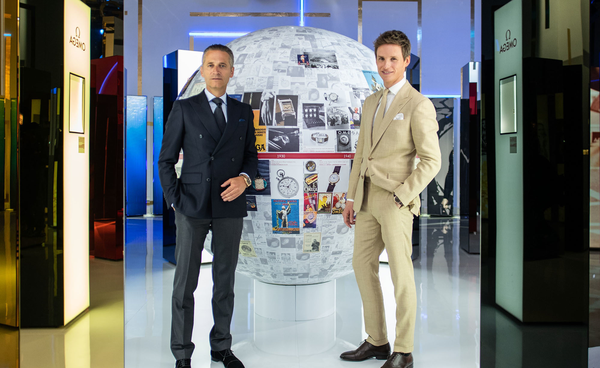 Eddie Redmayne Opens The New Planet OMEGA Exhibition In Shanghai | Omega